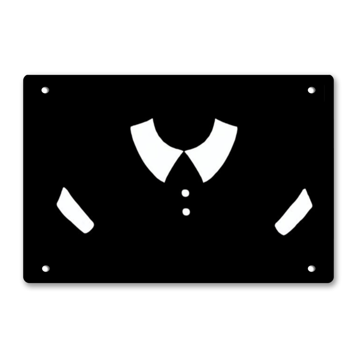 Wednesday Wall Sign - Cartoon Aluminum Poster 12 X 8 Inch Home Bar Wall ...