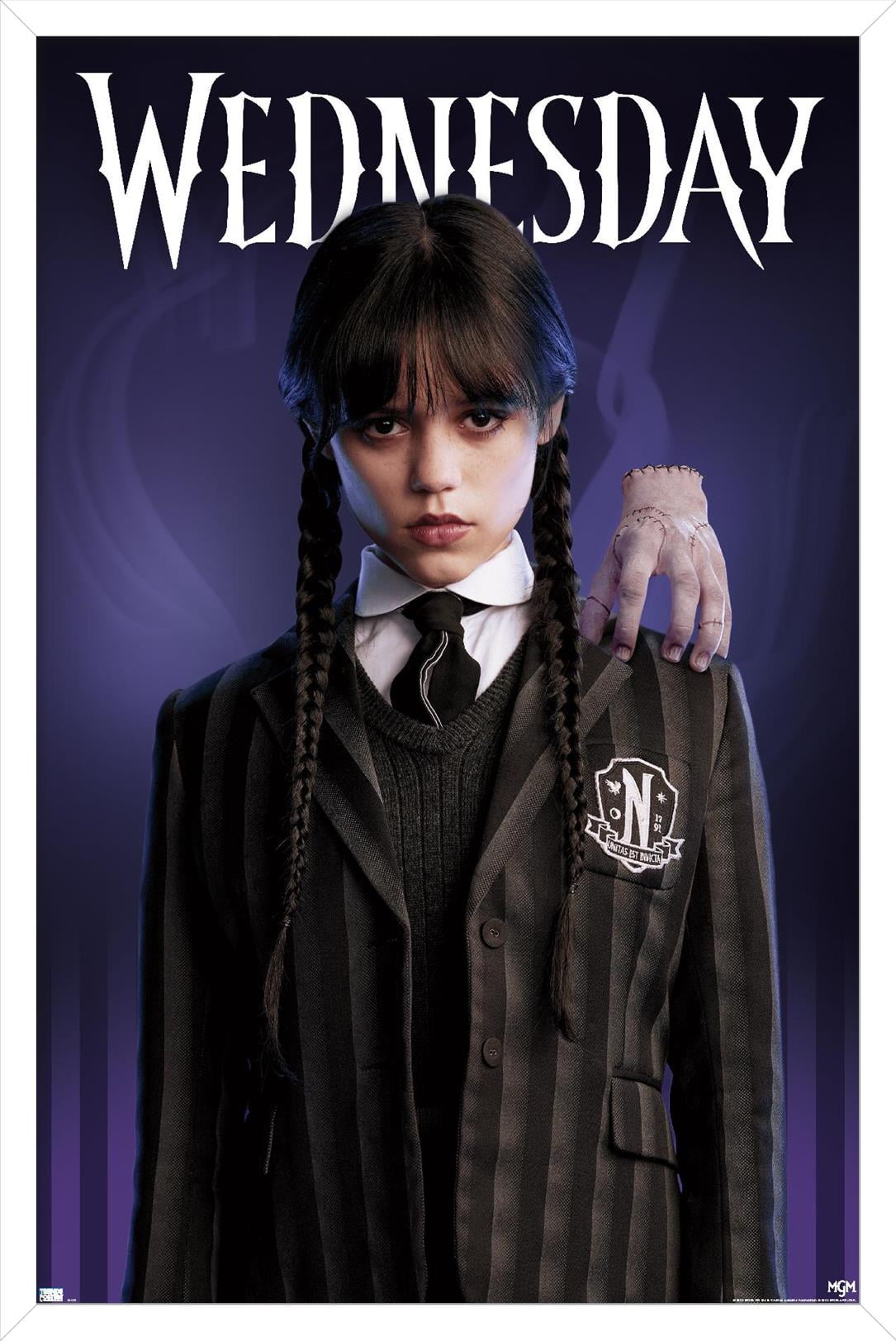 Wednesday - Wednesday and Thing Wall Poster, 22.375" x 34" Framed ...