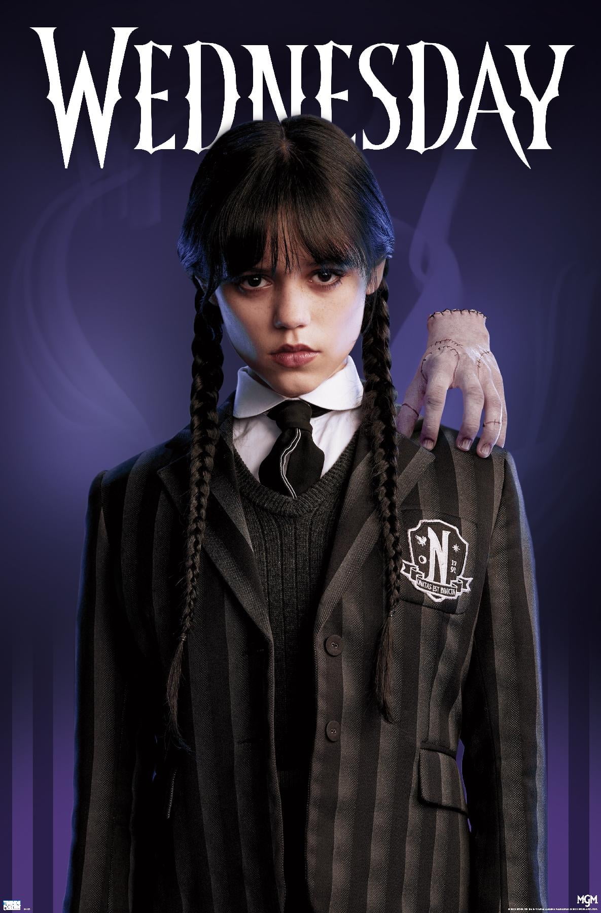 Wednesday - Wednesday and Thing Wall Poster, 22.375" x 34" - Walmart.com