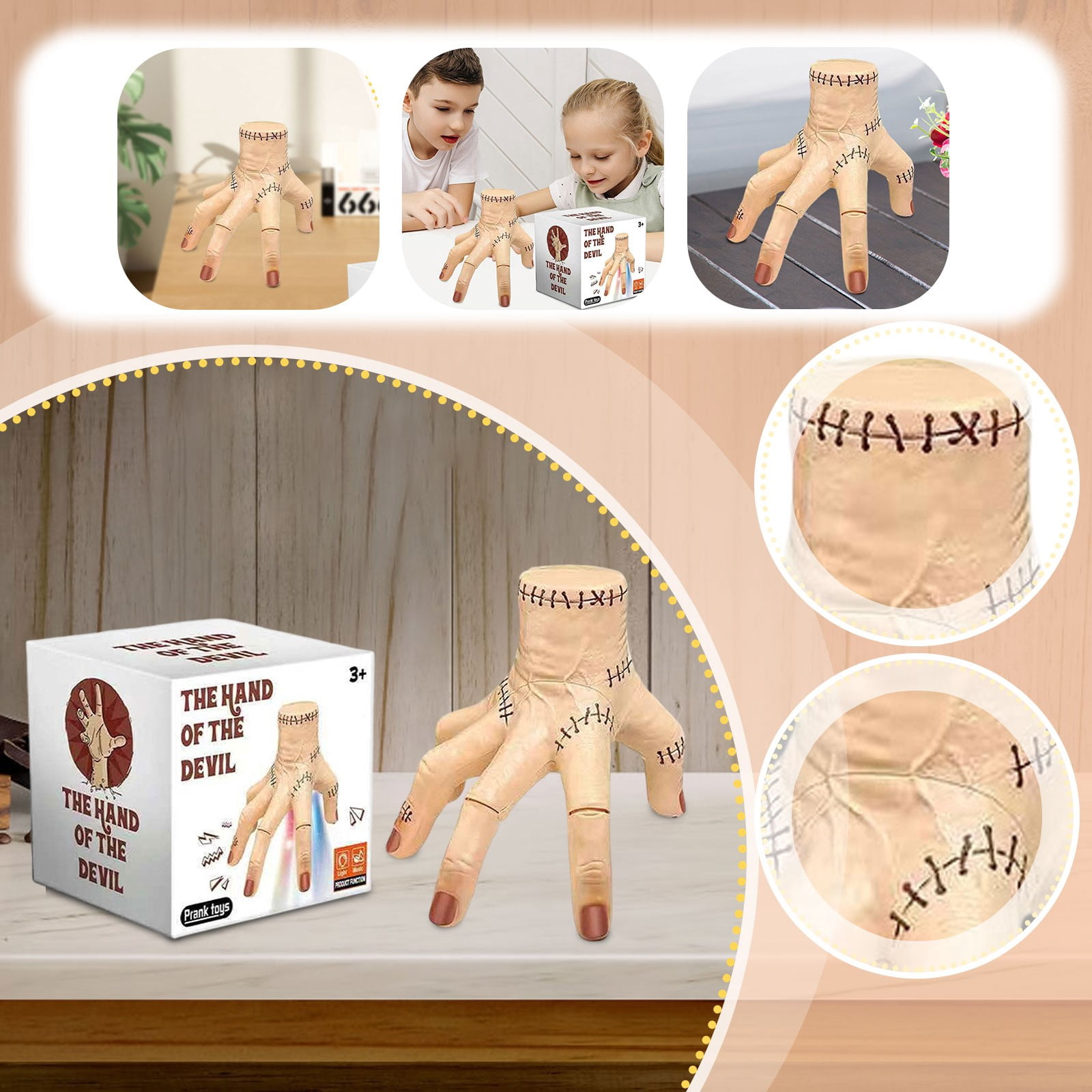 Wednesday Addams Thing Hand, 7inch 2025 The Thing From Addams,Fake Hand ...