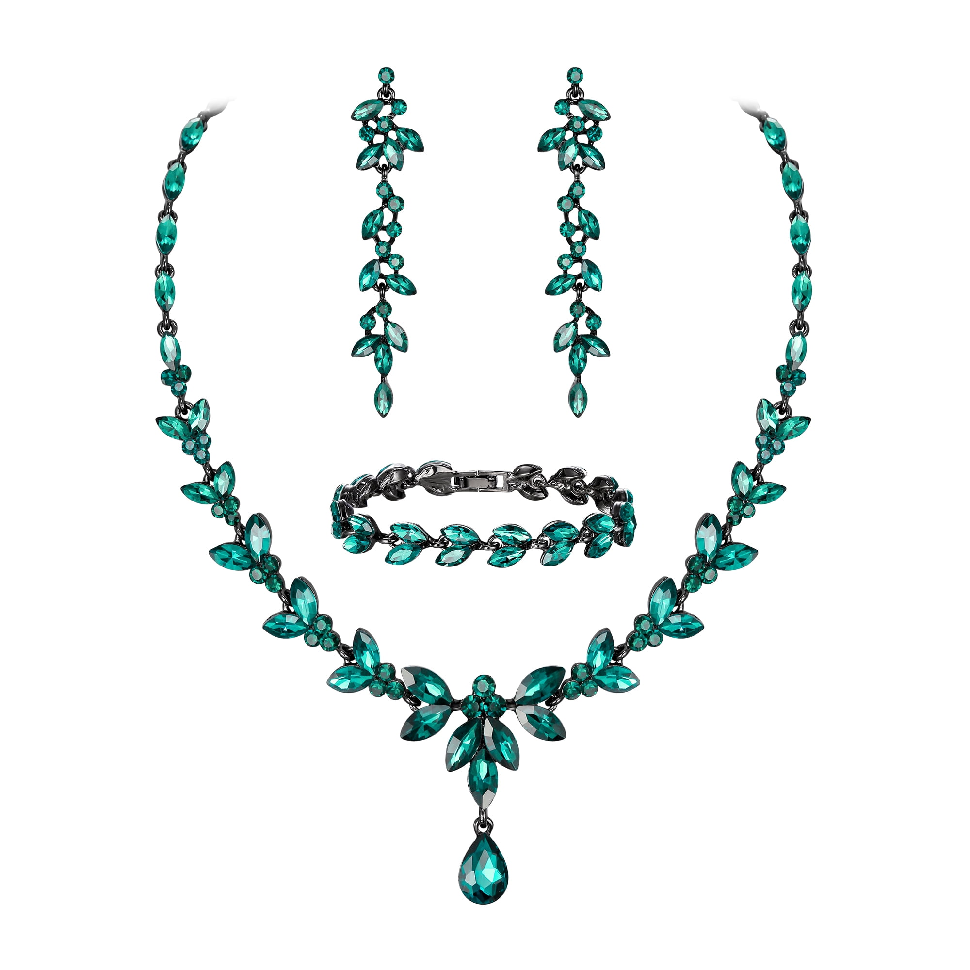 Bridesmaid jewelry sets earrings and bracelet store