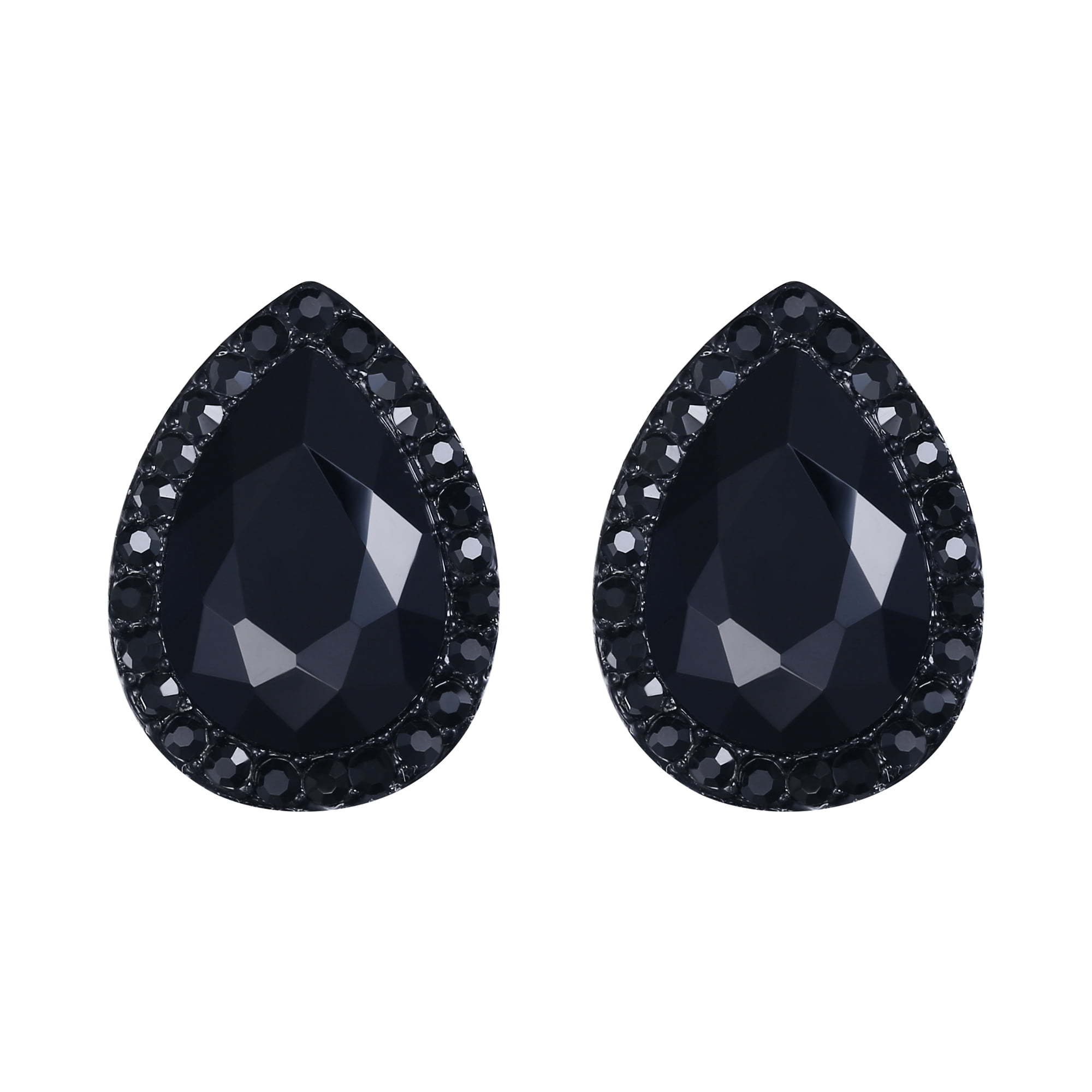 Wedure Wedding Teardrop Austrian Crystal Stud Earrings for Bride ...