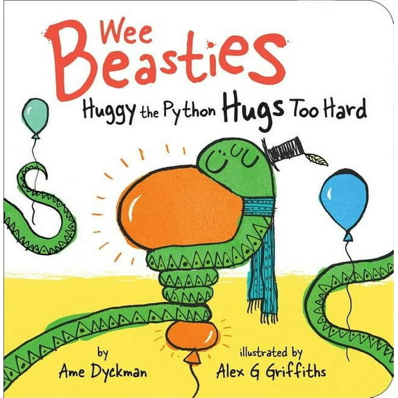 Wee Beasties Huggy the Python Hugs Too Hard, (Board Book) - Walmart.com