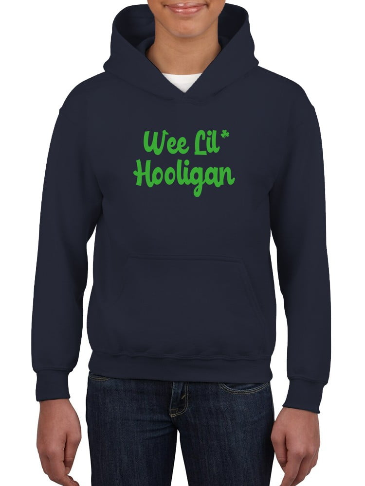 Wee Lil Hooligan Hoodie Juniors -Smartprints Designs, x-Large - Walmart.com