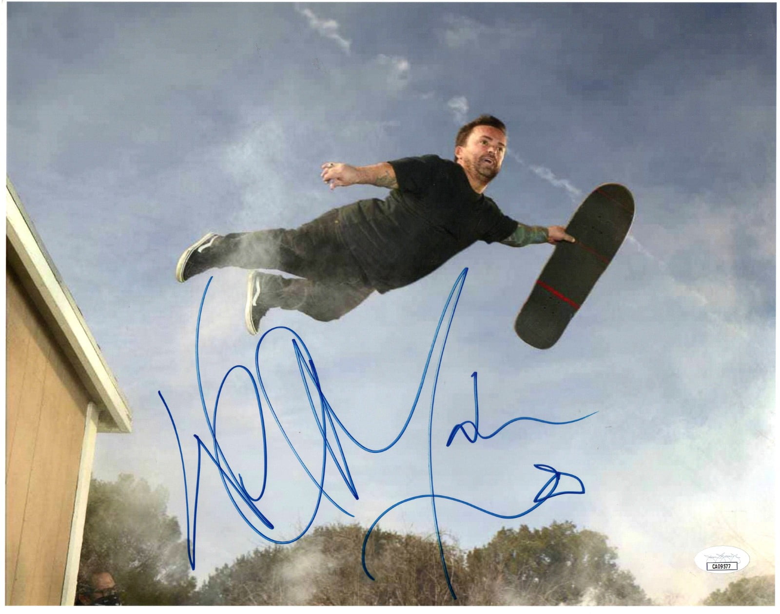 Wee Man Signed Autographed 11X14 Photo Jackass Flying Skateboard JSA ...