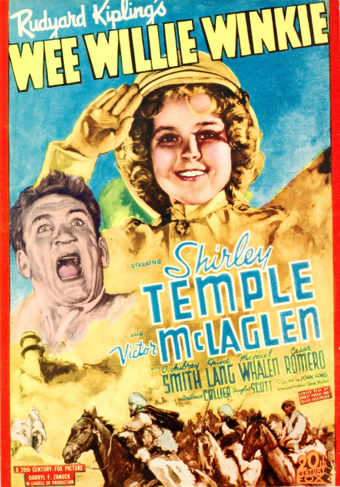 Wee Willie Winkie Poster Art From Left: Victor Mclaglen Shirley Temple ...