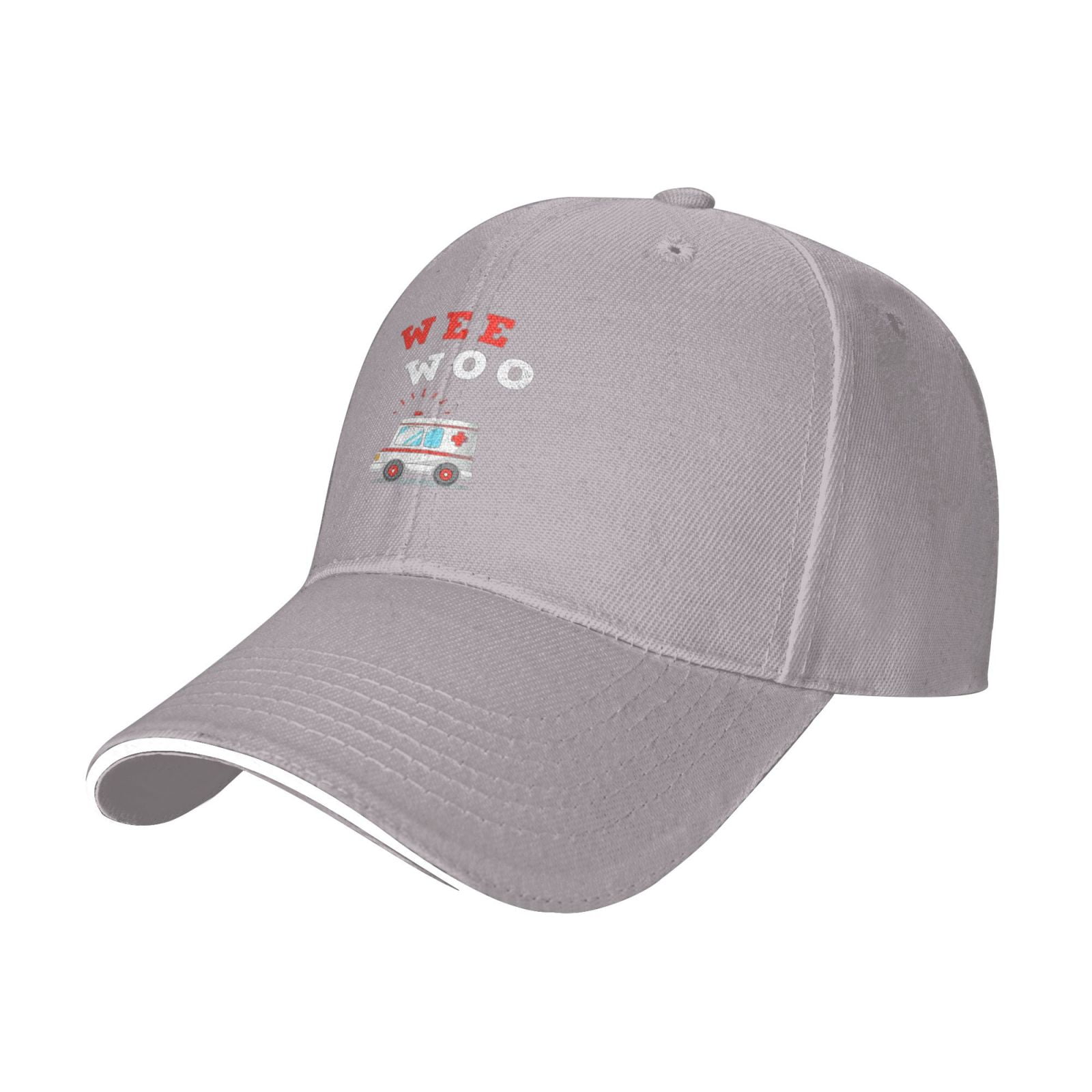 Wee Woo Ambulance Amr Funny Ems Emt Hat Adult Adjustable Mountaineering Classic Washed Casquette ...
