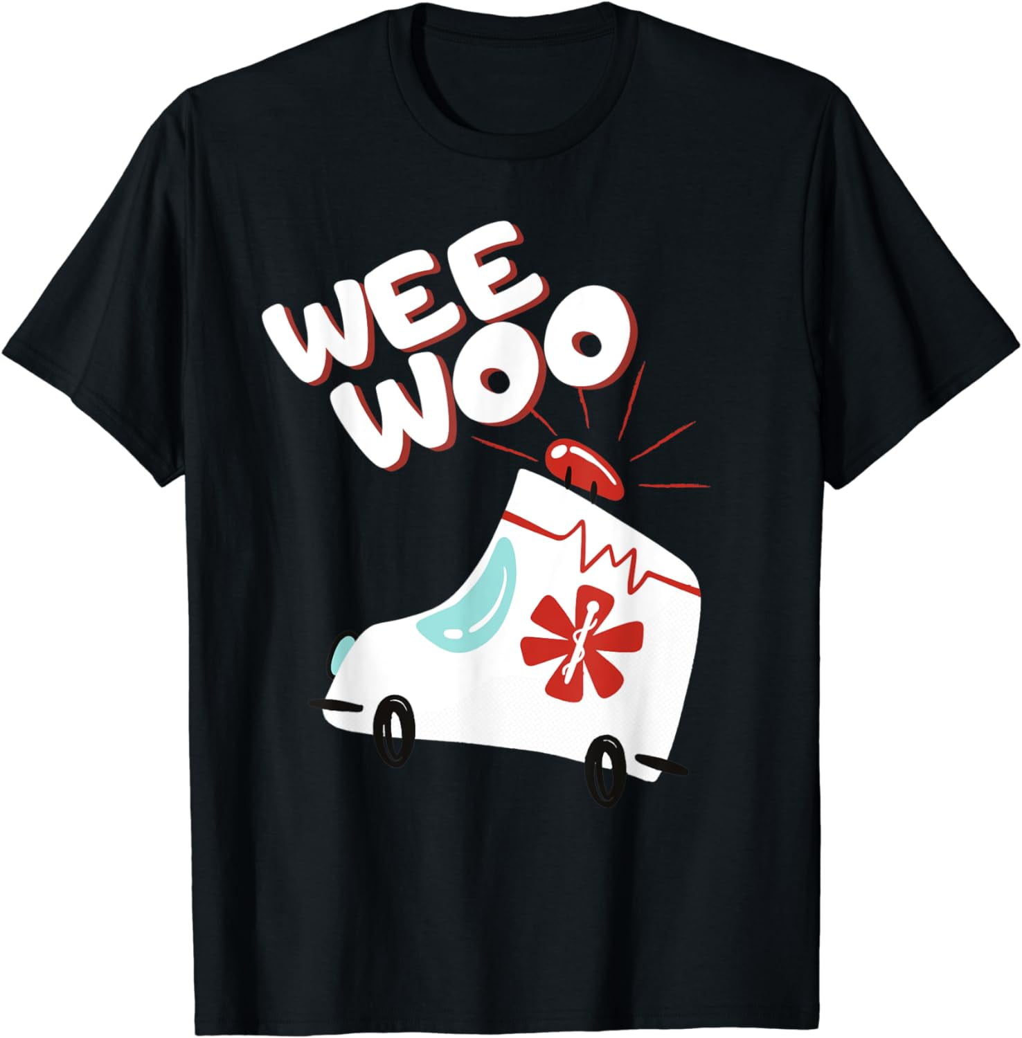 Wee Woo Shirt For Kids Funny Ambulance T-Shirt - Walmart.com