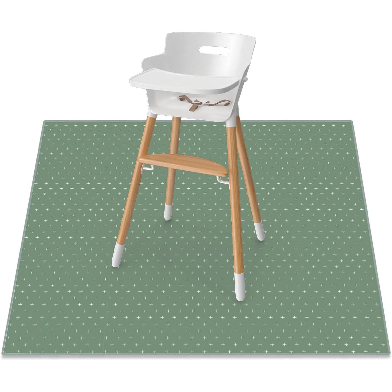 WeeSprout Baby Splat Mat for Kids, Large 51x51 Floor Playmat w/ Durable ...