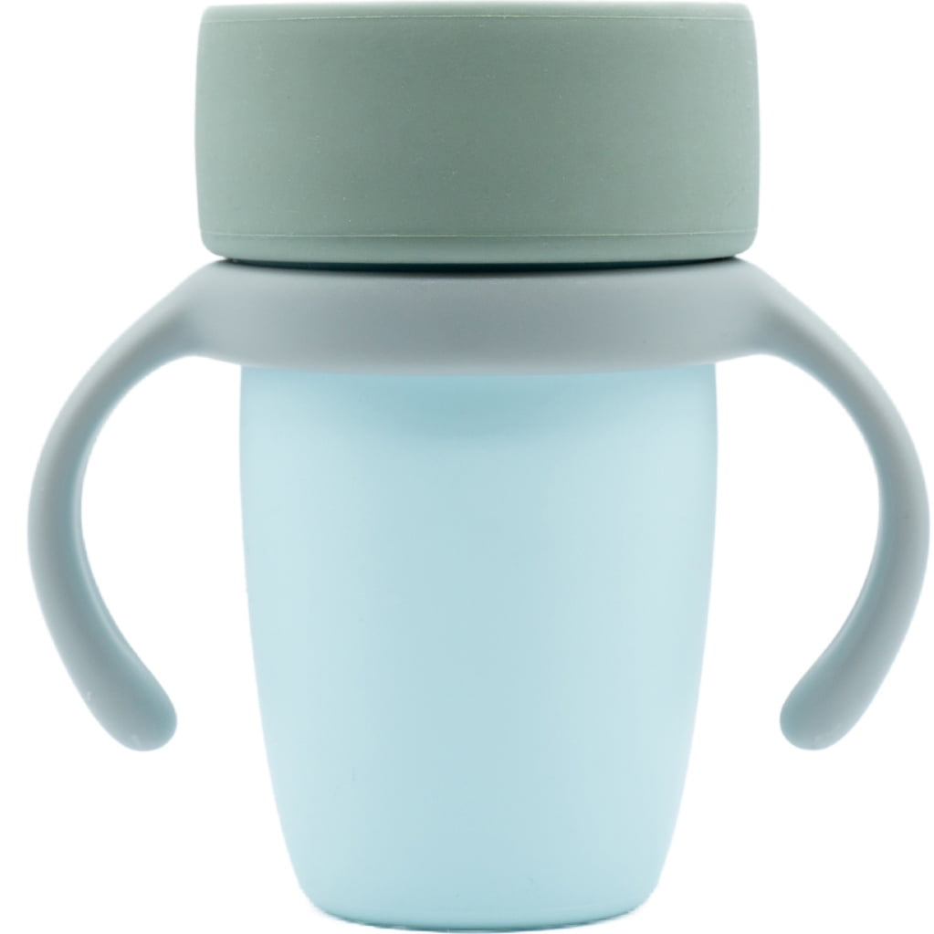 WeeSprout Baby Training Cup - Silicone Sippy Cup with Removable Handles ...