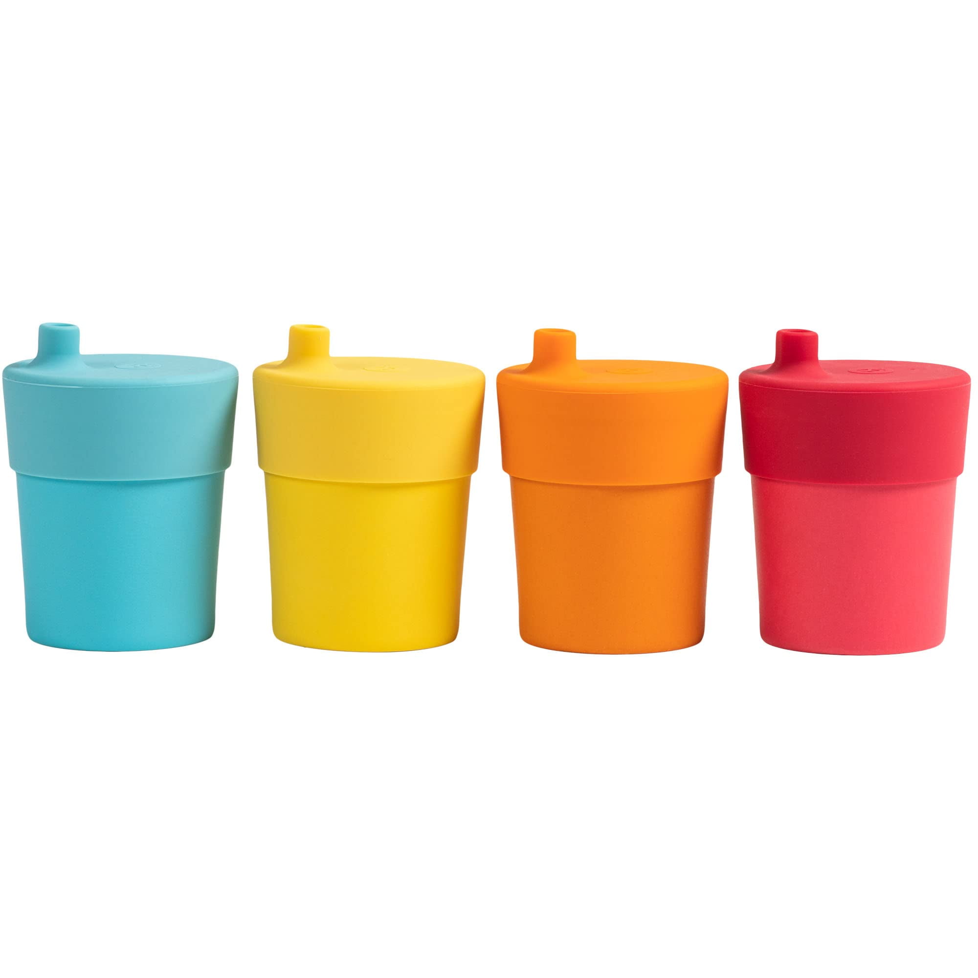 Weesprout Toddler Sippy Cups with Lids, Made with Bamboo, 10oz, Set of ...
