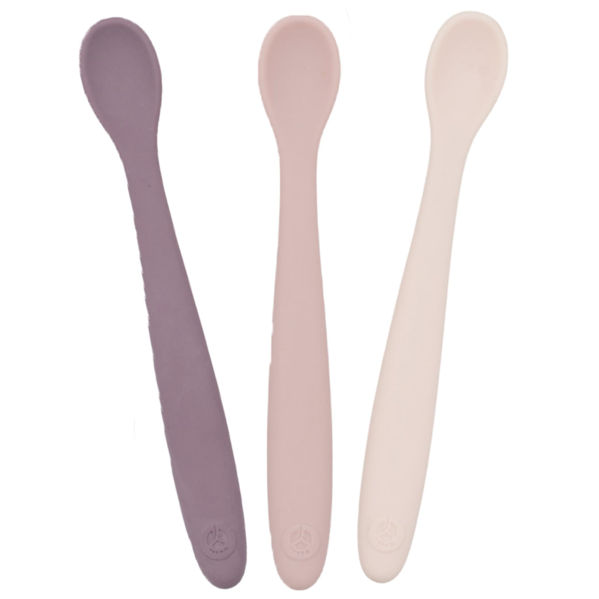WeeSprout Silicone Baby Spoons, First Stage Infant Feeding Utensils ...