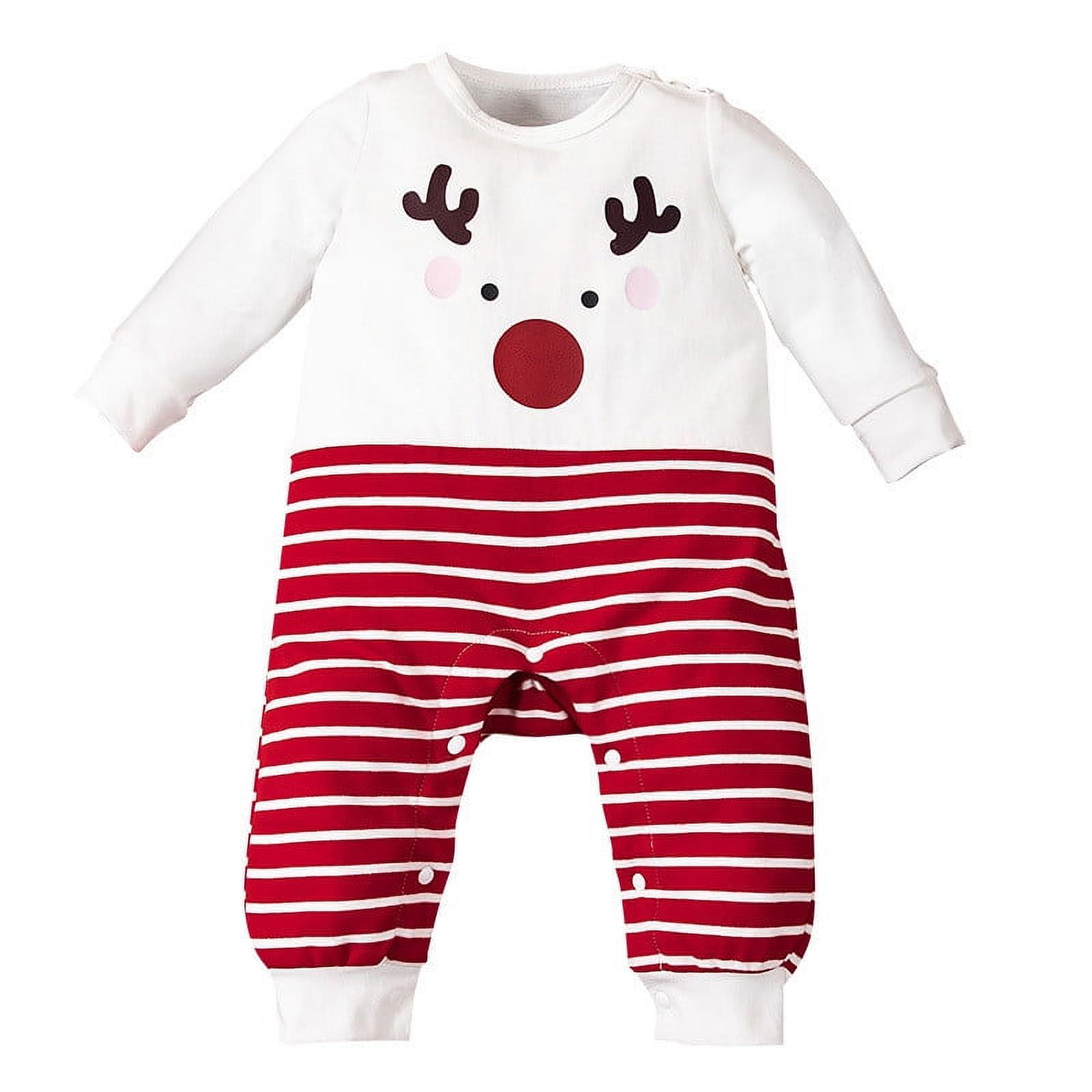 Weebloom Baby Christmas Pajamas Boys Girls Cartoon Printed Pullover ...