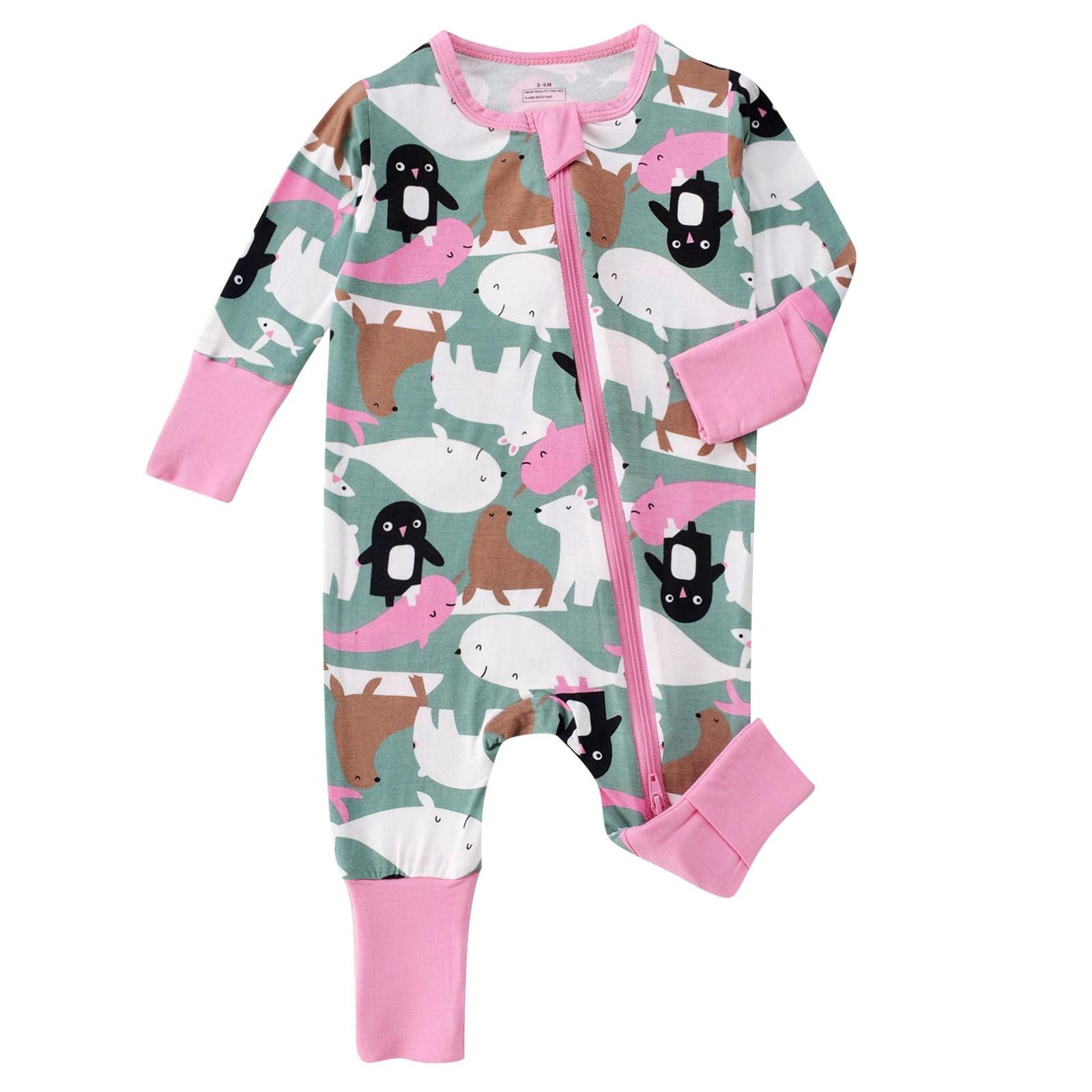 Weebloom Bamboo Sleepers Bamboo Bodysuits Long Sleeve Romper Soft ...