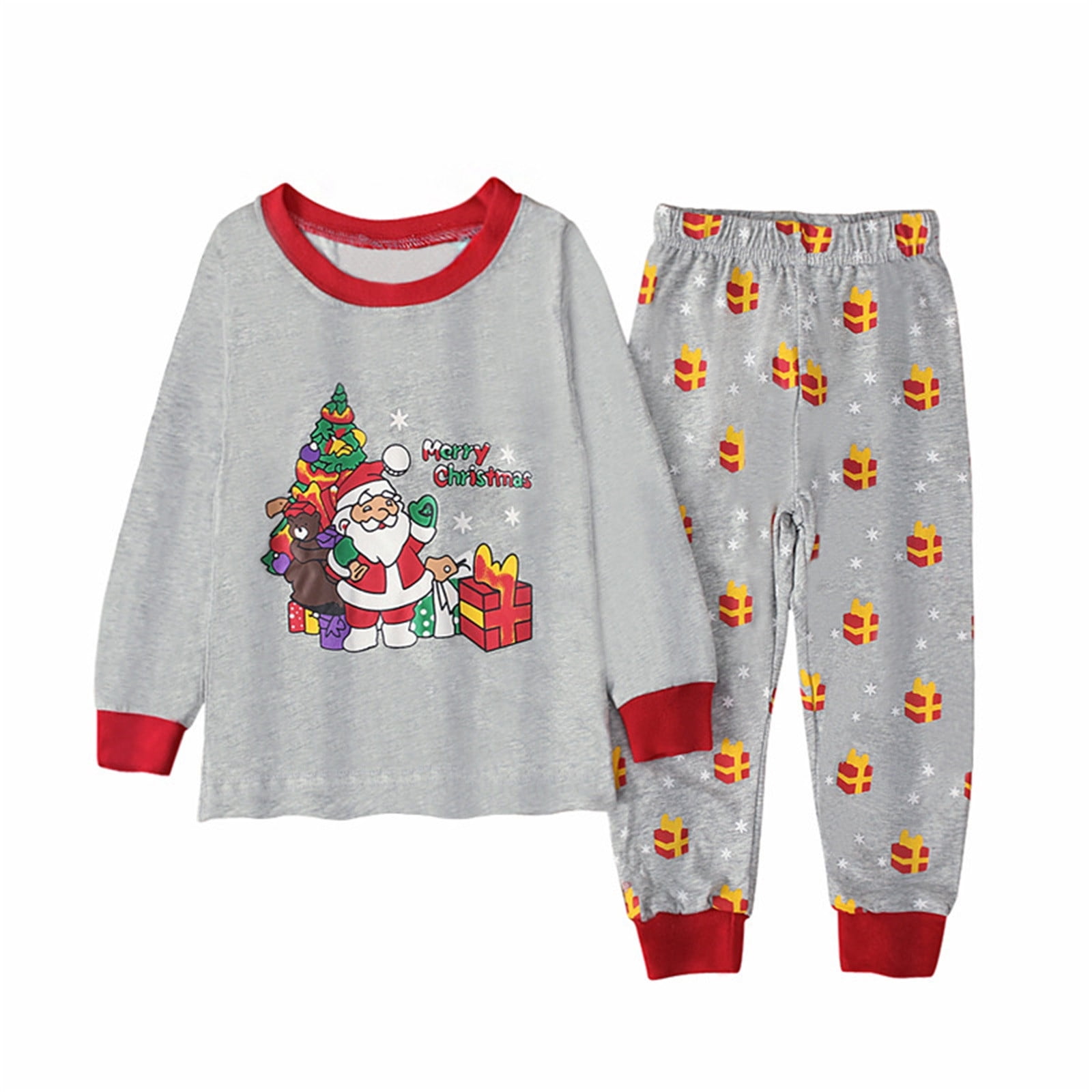 Weebloom Boys Christmas Pajamas Toddler Girls Pajama Xmas Santa Pattern ...