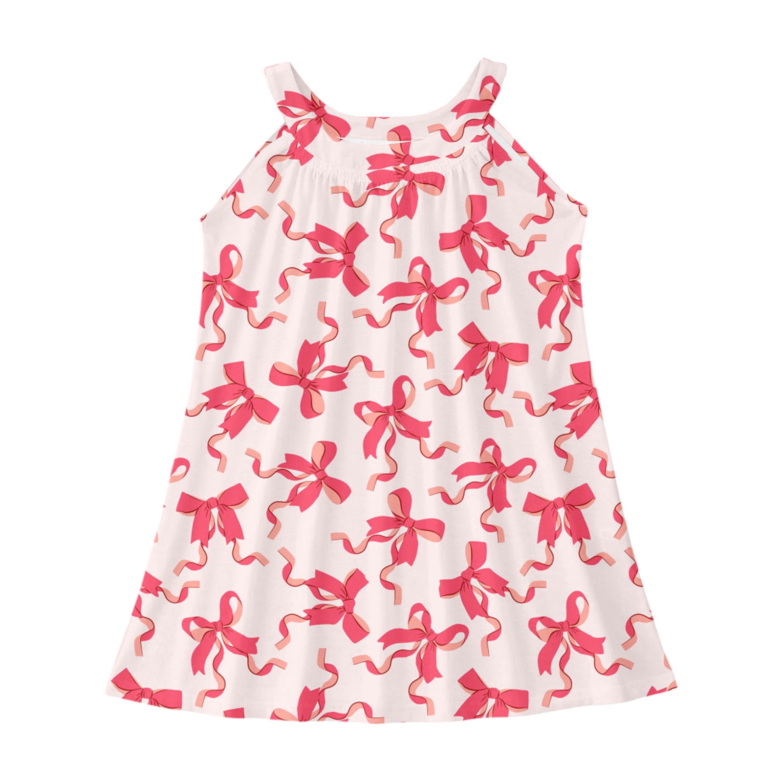 Weebloom Girls Graduation Dress,Bow Knot Beach Swim Cover Up Sleeveless ...