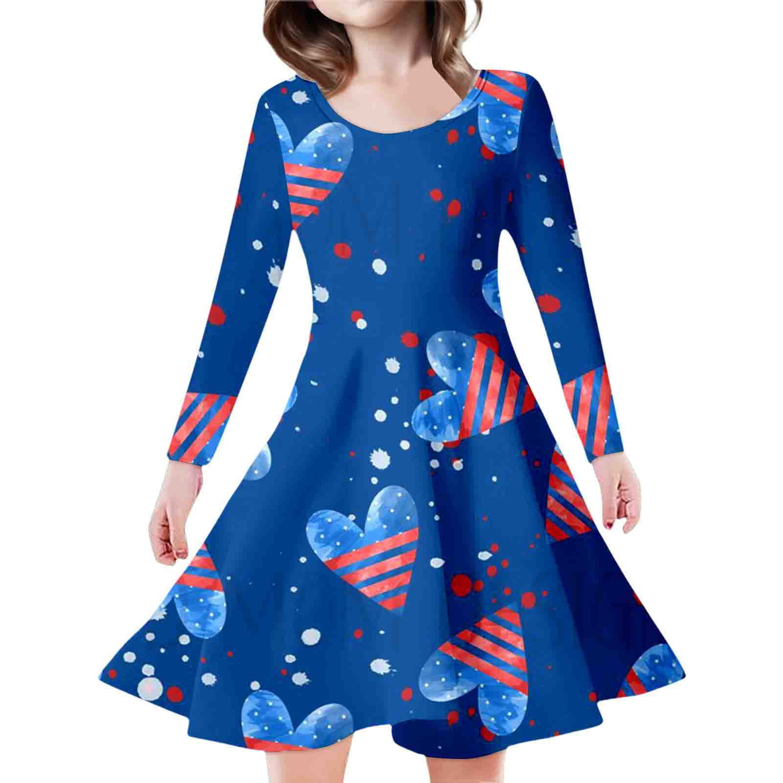 Weebloom Girls Graduation Dress,Western Style Short Sleeved Floral ...