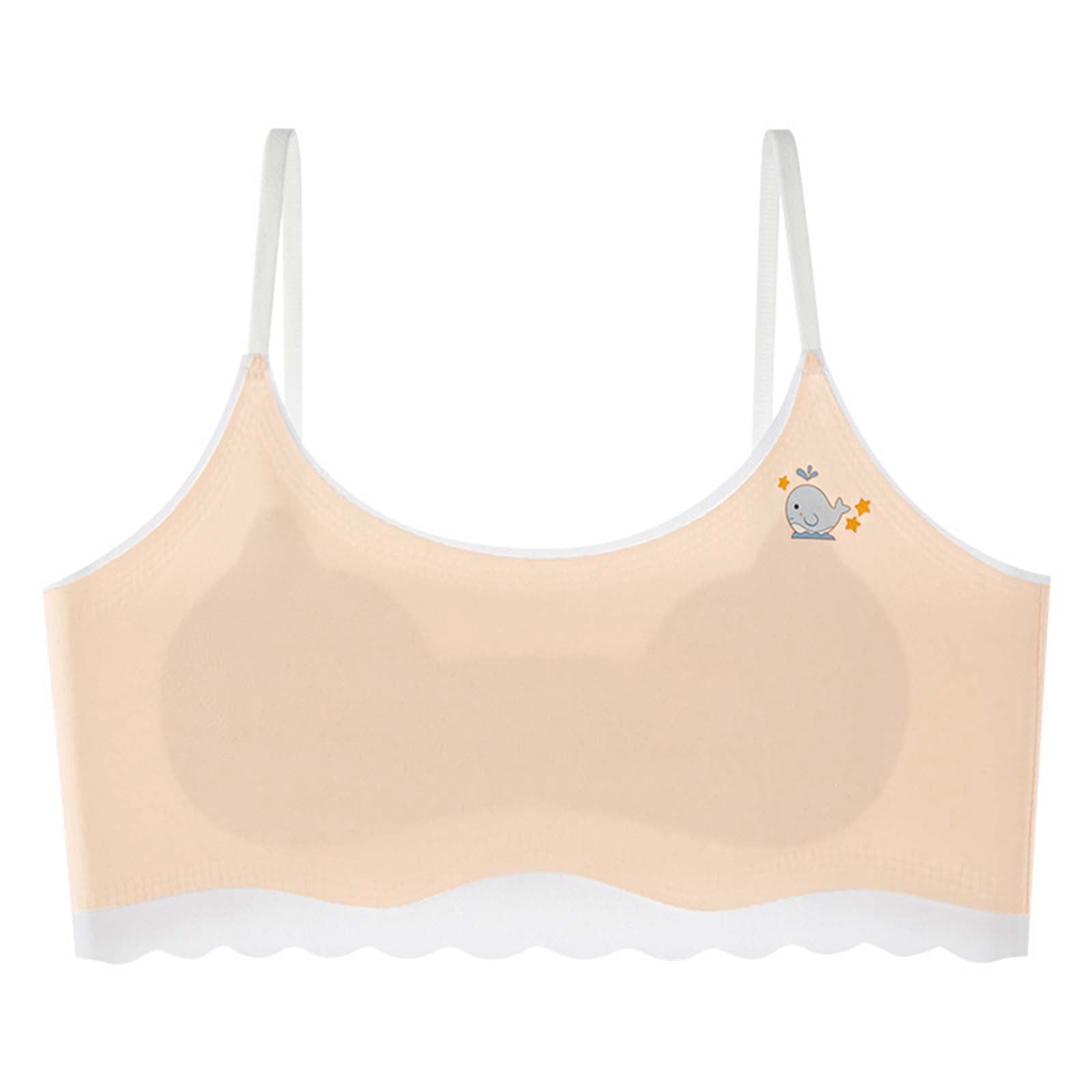 Weebloom Girls Training Bra,Summer Girls' Adjustable Cup Shaped Growth ...