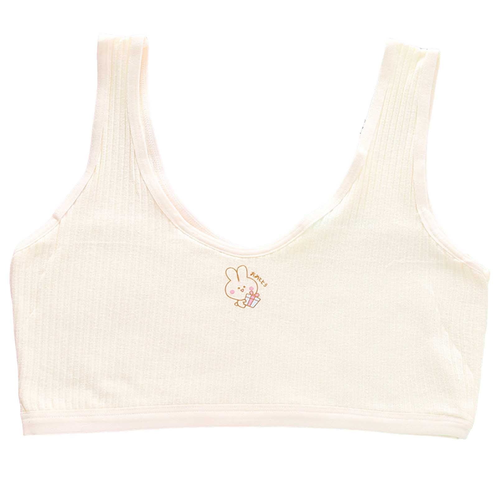 Weebloom Girls Training Bra,Teen Girls Sports Bras Comfort Soft Solid ...