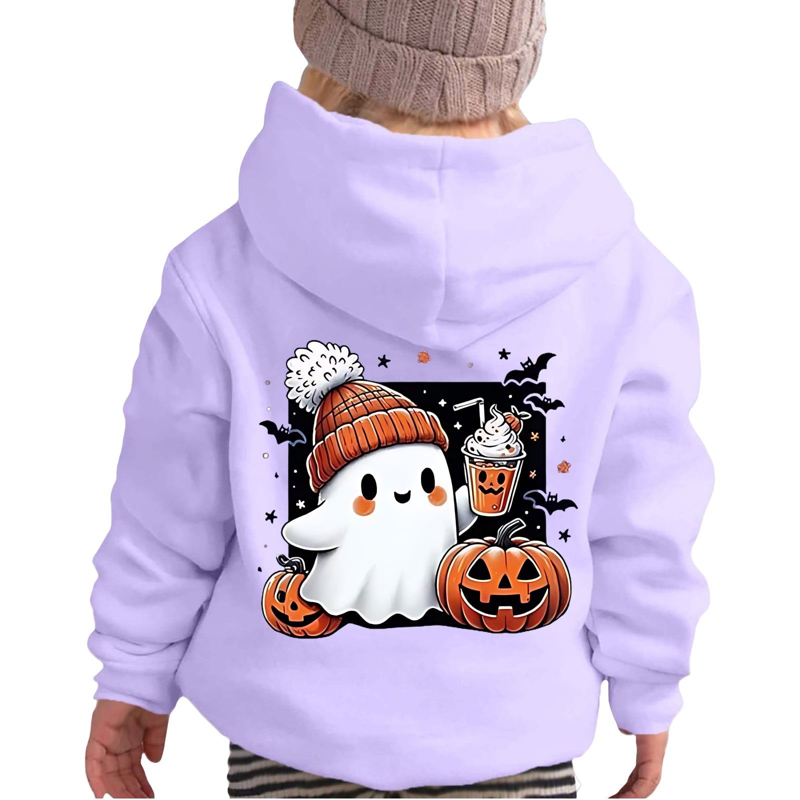 Weebloom Halloween Hoodies For Girls Boys Long Sleeve Soft Sweatshirt Graphic Kids Cute ...