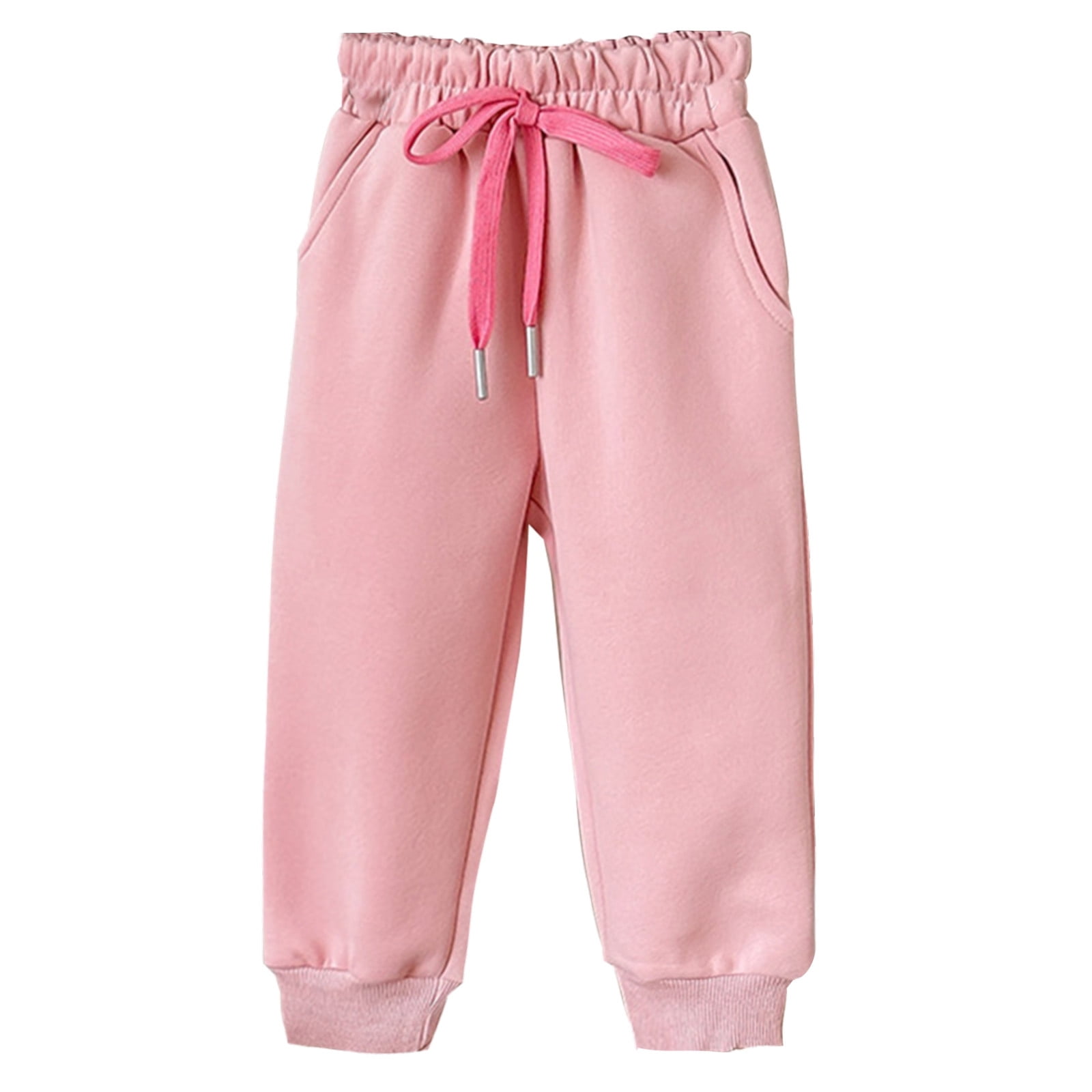 Weebloom Kids Girls Athletic Pants Boys Casual Straight Leg With ...