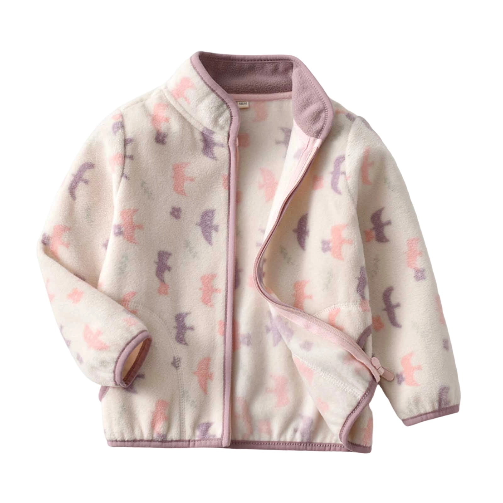 Weebloom Kids Girls Fleece Jacket Autumn Winter Baby Fleece Jackets ...