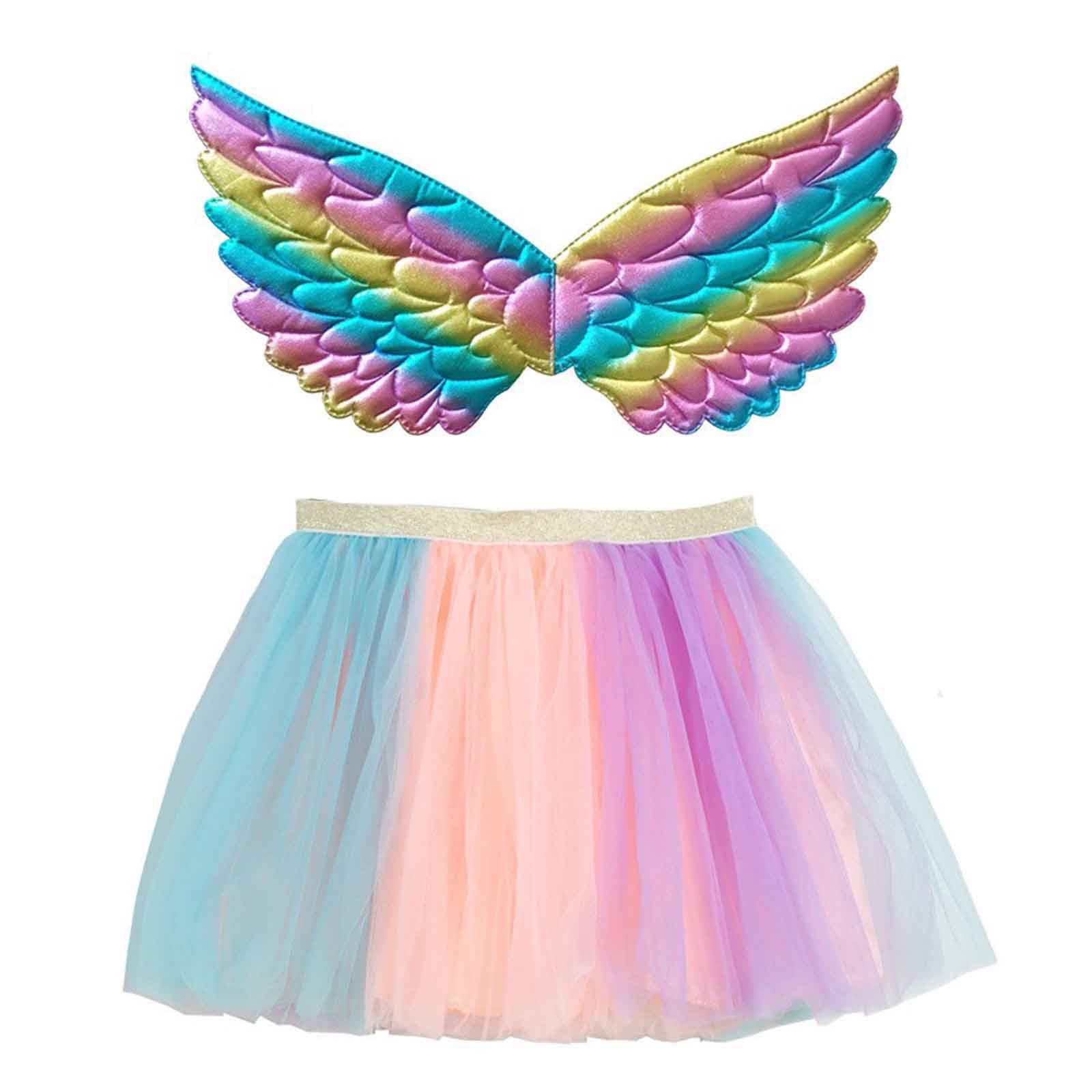 Weebloom Skirts For Teen Girls,Ballet Holiday Party Dance With Wing ...
