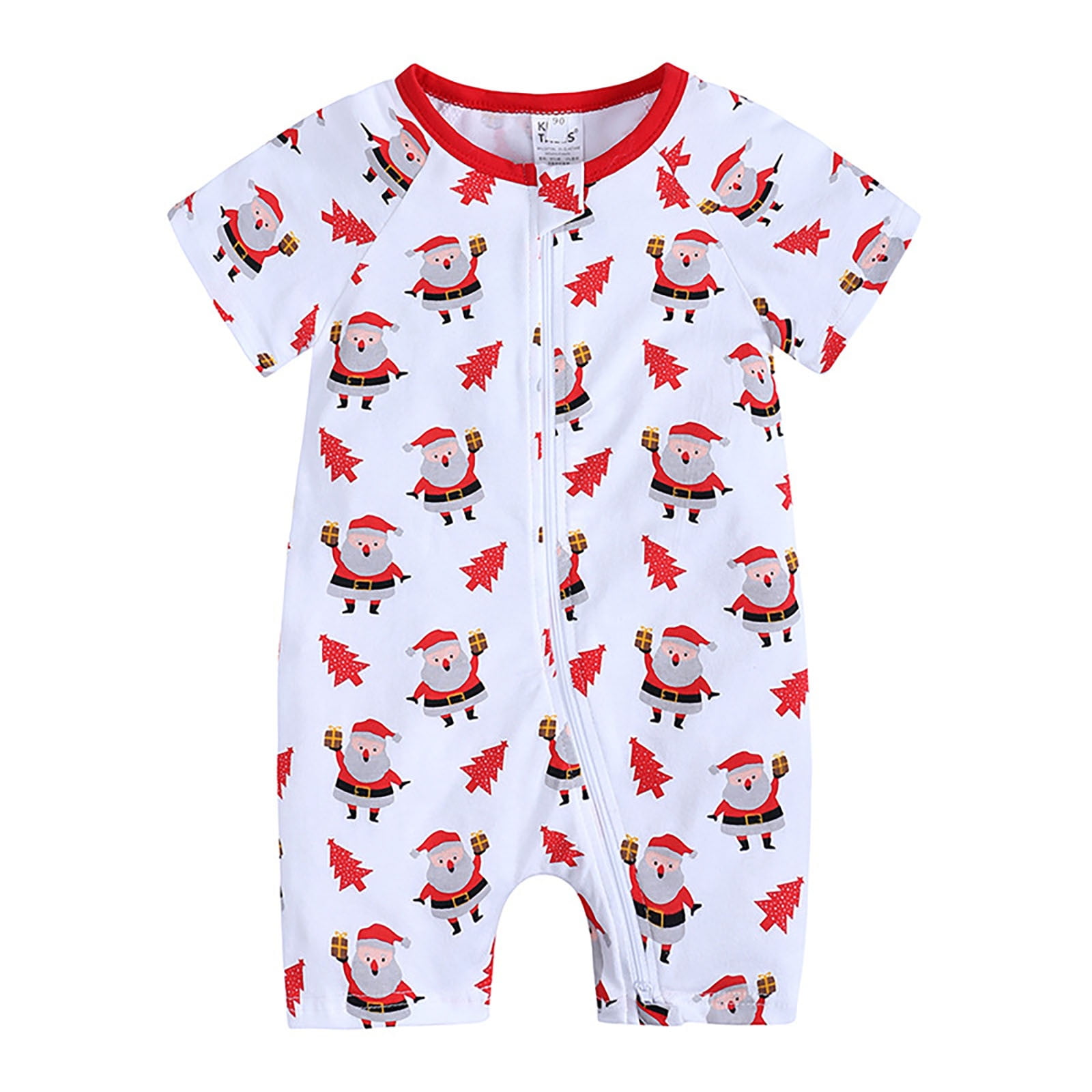 Weebloom Toddler Baby Christmas Pajama Pjs Clothes Long Sleeve Jumpsuit ...