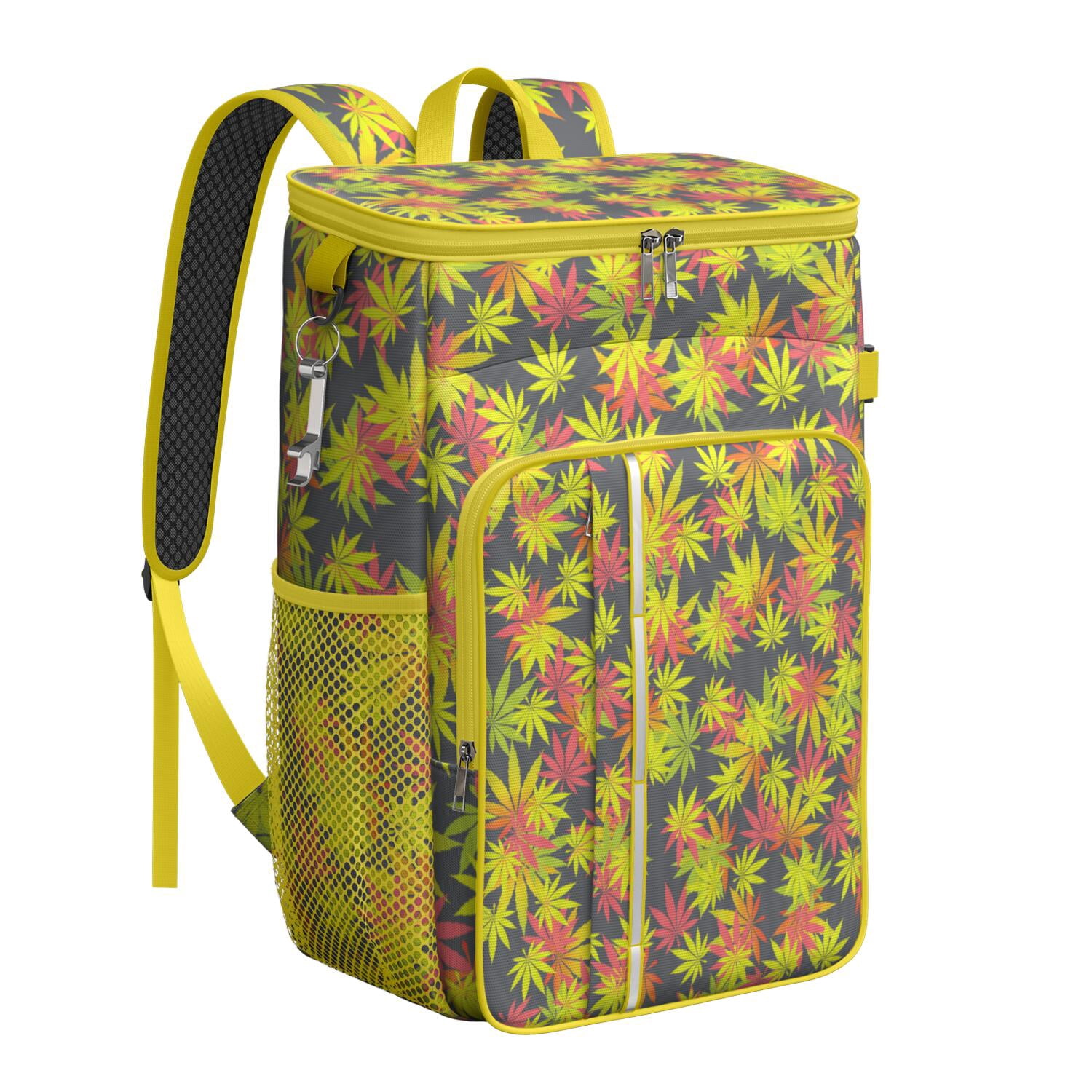 Weed Aesthetic Backpack Cooler, Leakproof Insulated Cooler Bag with ...