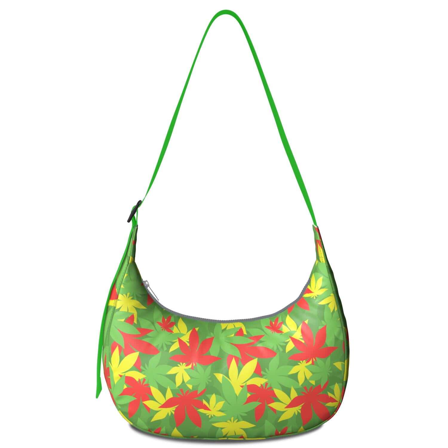 Weed Aesthetic Marijuana Leaf Crossbody Bag for Women Colorful Weed ...