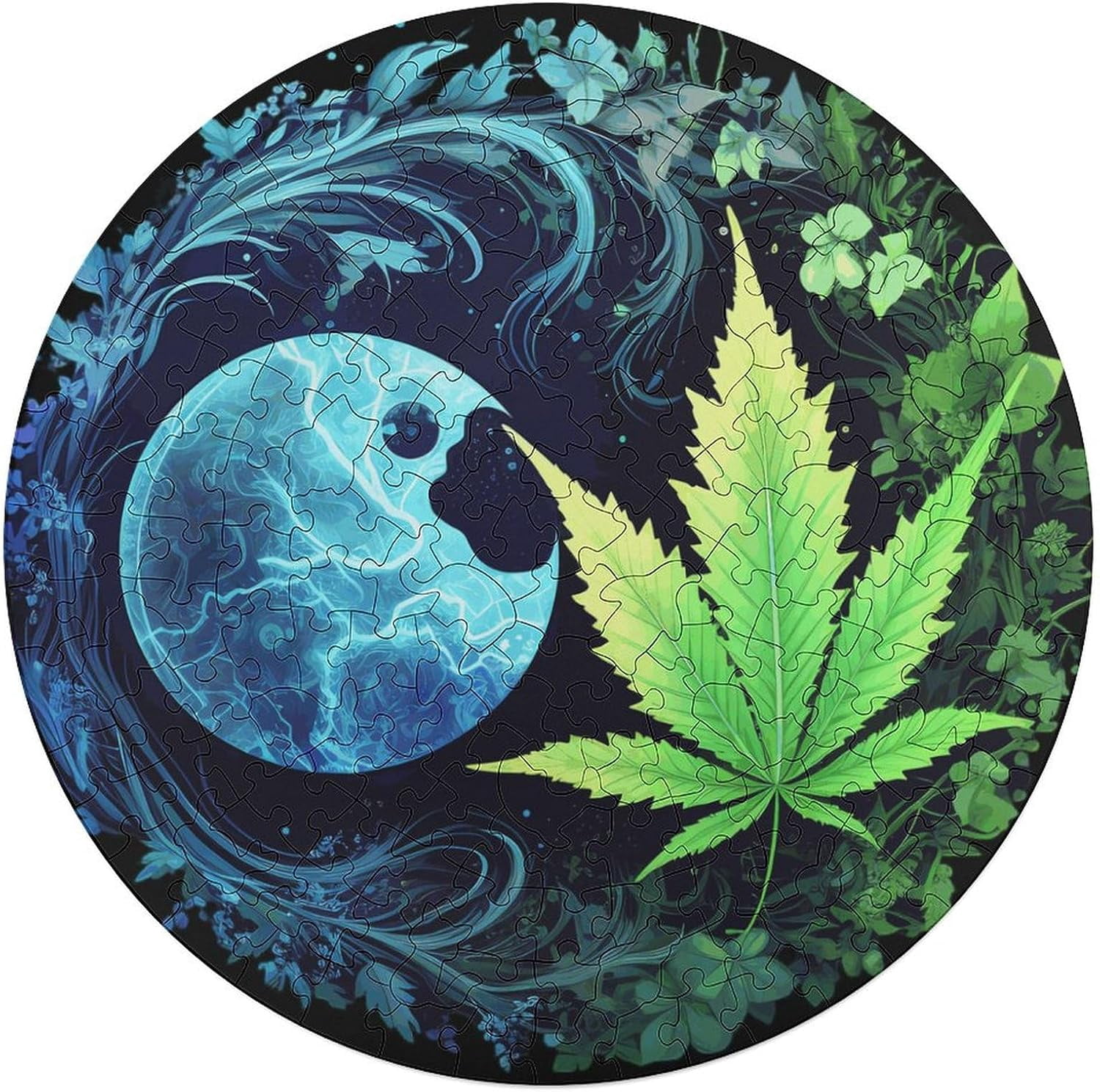 Weed Animal Shaped Jigsaw Puzzles Cute Wooden Puzzle Family Puzzle ...