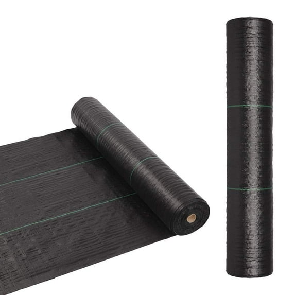 Weed Barrier Landscape Fabric 3 Rolls 300 FT, Heavy Duty 3.7OZ Material ...