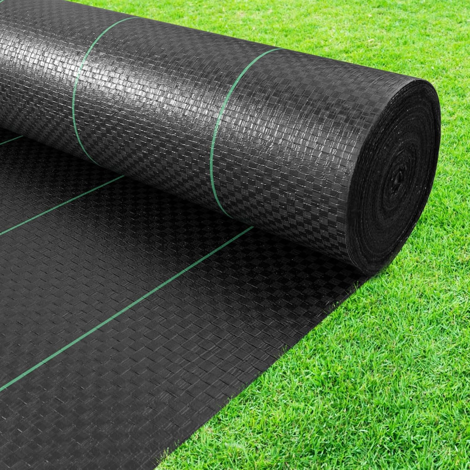 Weed Barrier Landscape Fabric Heavy Duty Ground Cover Weed Cloth ...