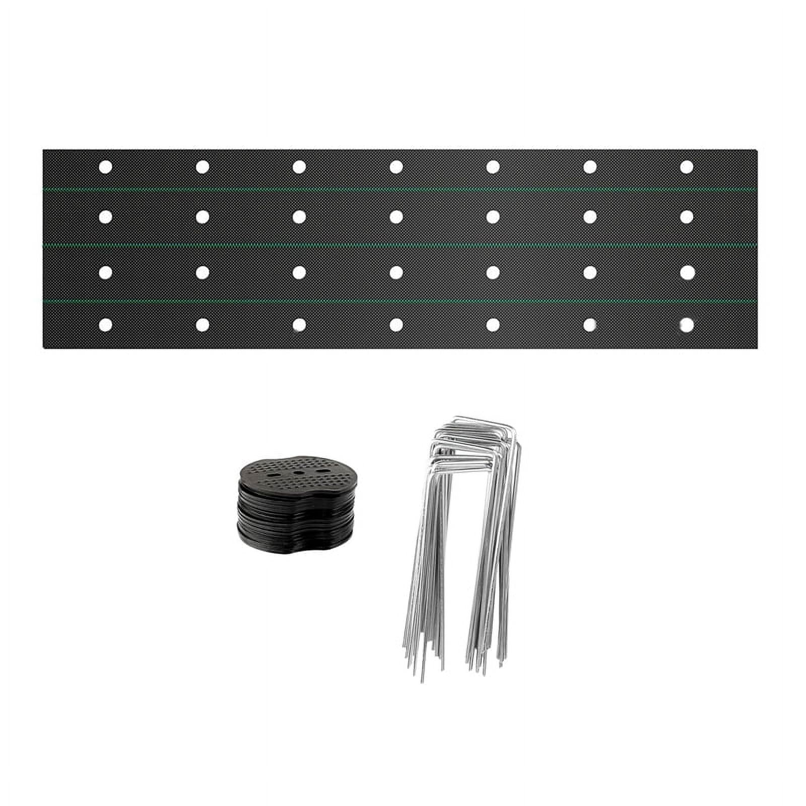 Weed Barrier Landscape Fabric with 3 Inch Planting Holes,Weed Barrier ...