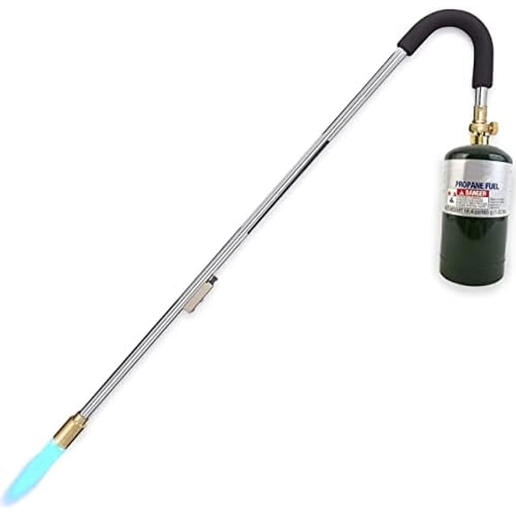 Weed Burner Torch – Use with Propane and MAPP Gas – with Built-in Piezo ...