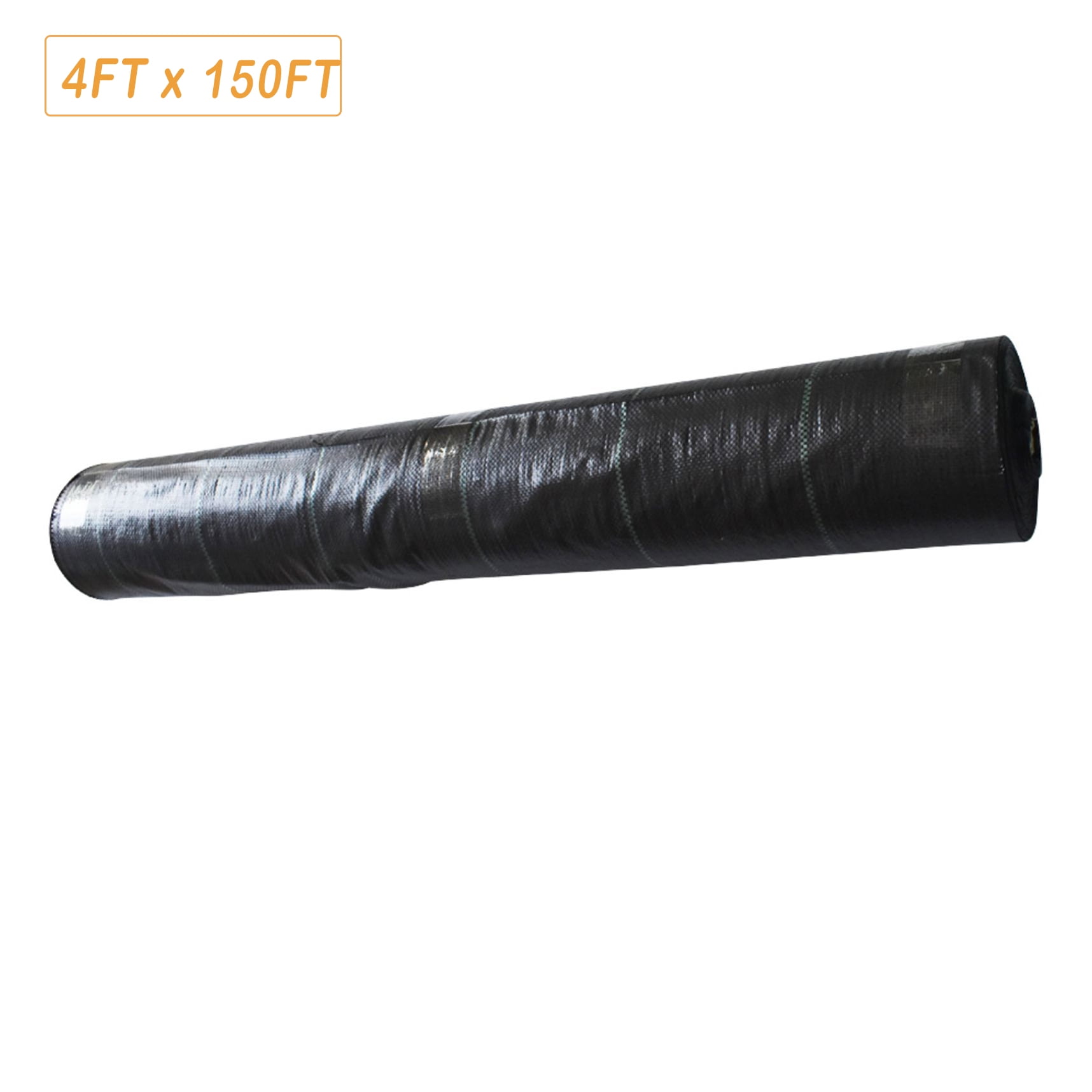 Weed Cover Landscape Fabric Woven Ground Barrier 4FT x 150FT Heavy-duty ...