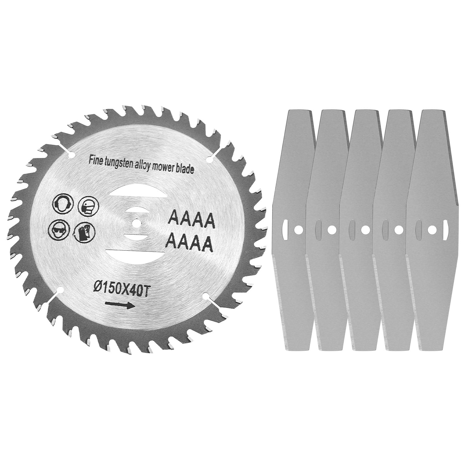 Weed Cutter Attachments TeqHome 5Pcs High Carbon Steel Alloy Metal ...