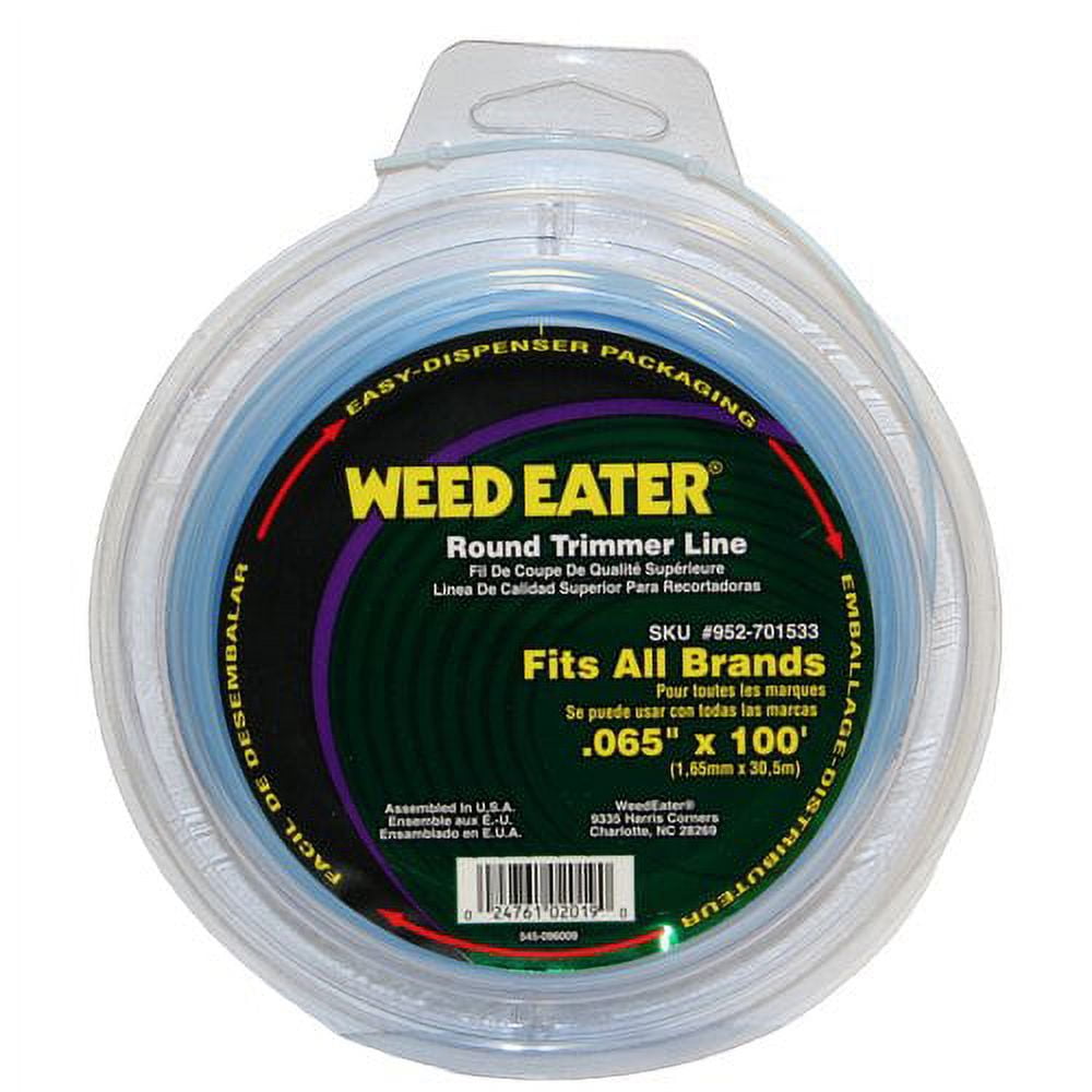 Weed Eater .065" x 100' Trimmer Line - Walmart.com