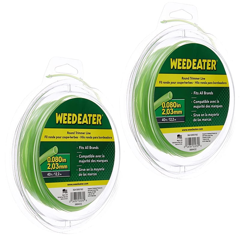 Weed Eater .080" x 80' Round String Trimmer Line # 952701534-3PK ...