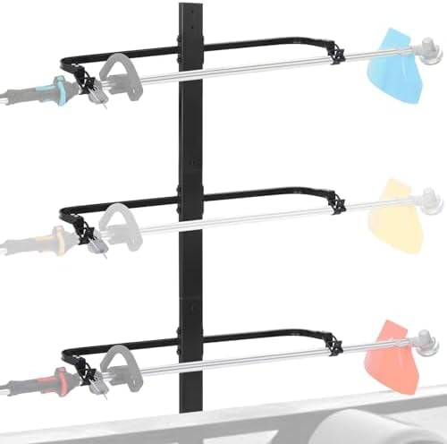 Weed Eater Rack for Open Trailer, 3 Place Trimmer Racks Weedeater Rack ...