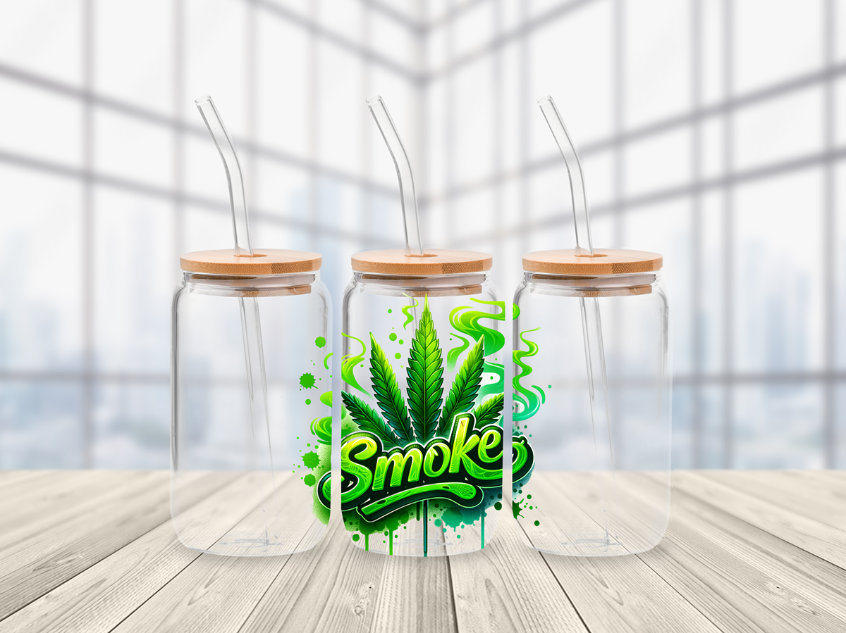 Weed Leaf & Green "Smoke" - Walmart.com