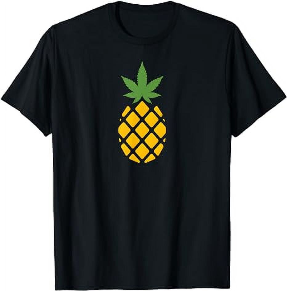 Weed Leaf Pineapple Design for Marijuana Smokers T-Shirt - Walmart.com