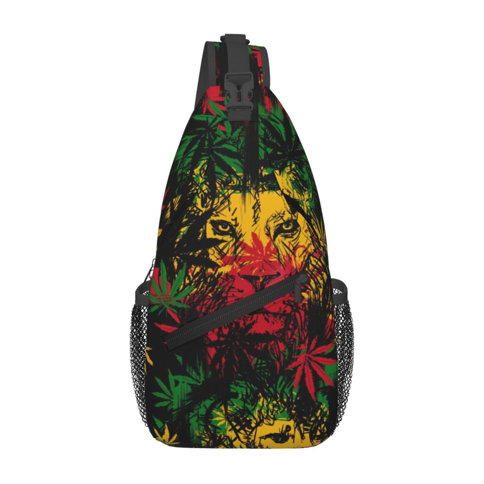 Weed Lion Sling Bag Chest Bag Daypack Crossbody Sling Backpack for ...