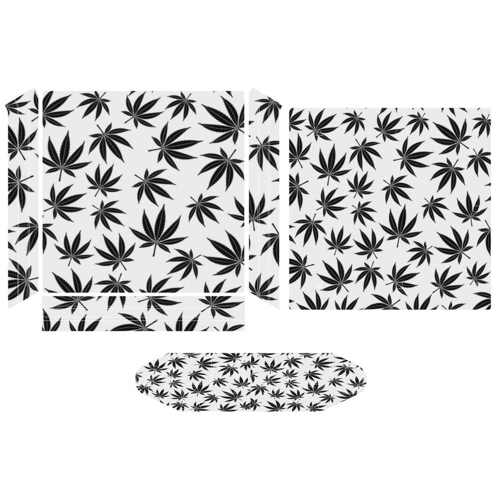 Weed Pattern PS4/PS4 Pro/PS4 Slim Skin Sticker For Console And ...