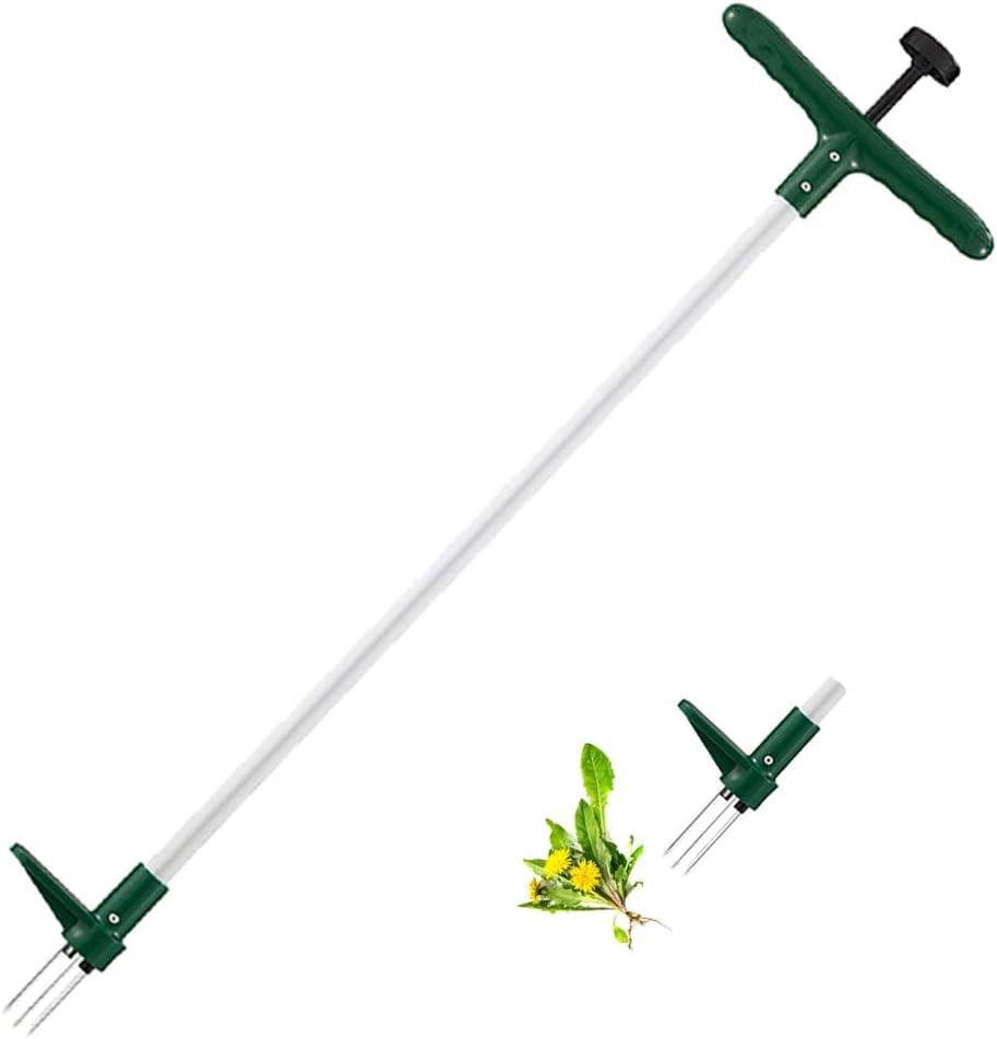 Weed Puller, Stand Up Weeder Hand Tool, Long Handle Garden Weeding Tool ...