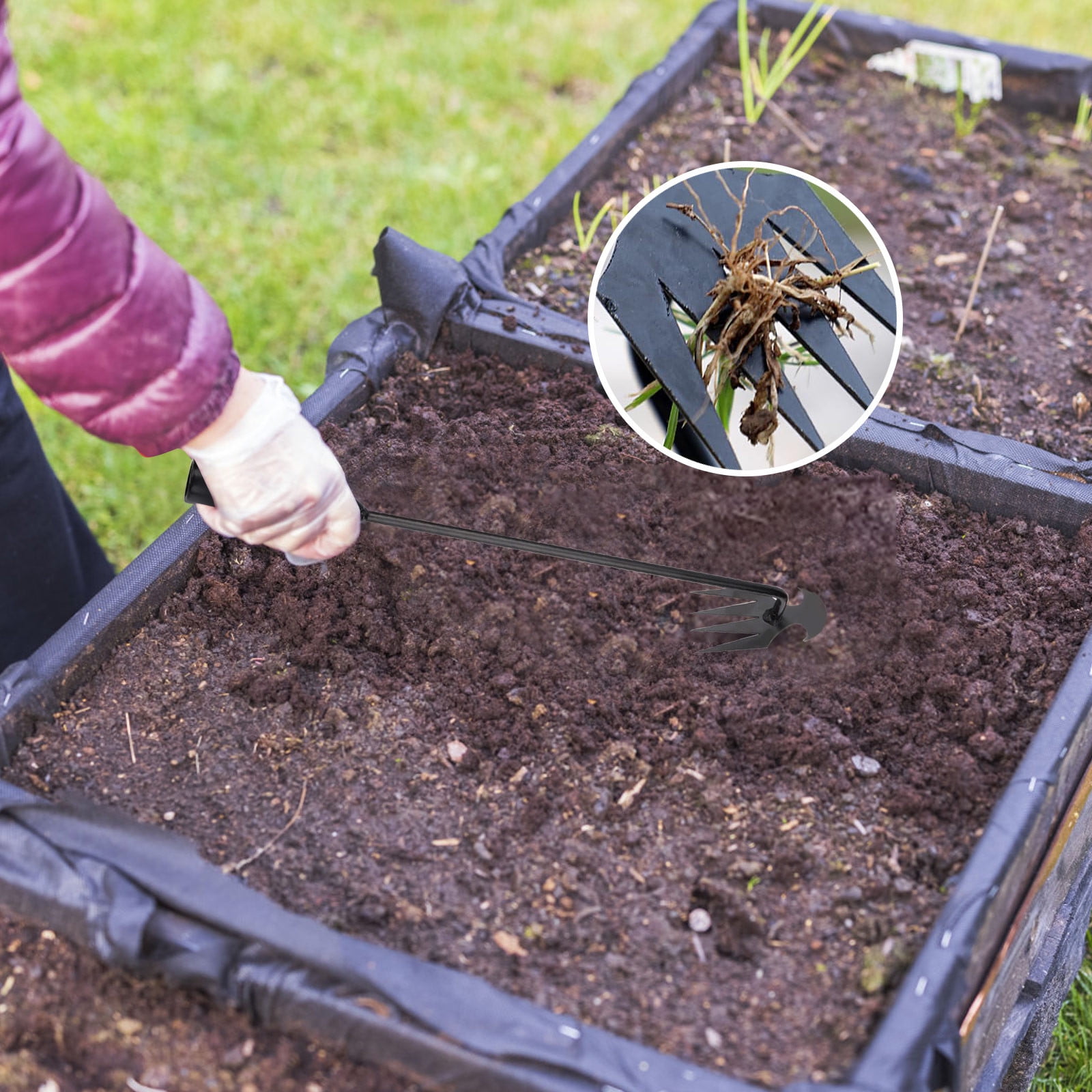 Weed Puller Tool - 2024 New Manganese Steel forged Puller 4 Teeth ...