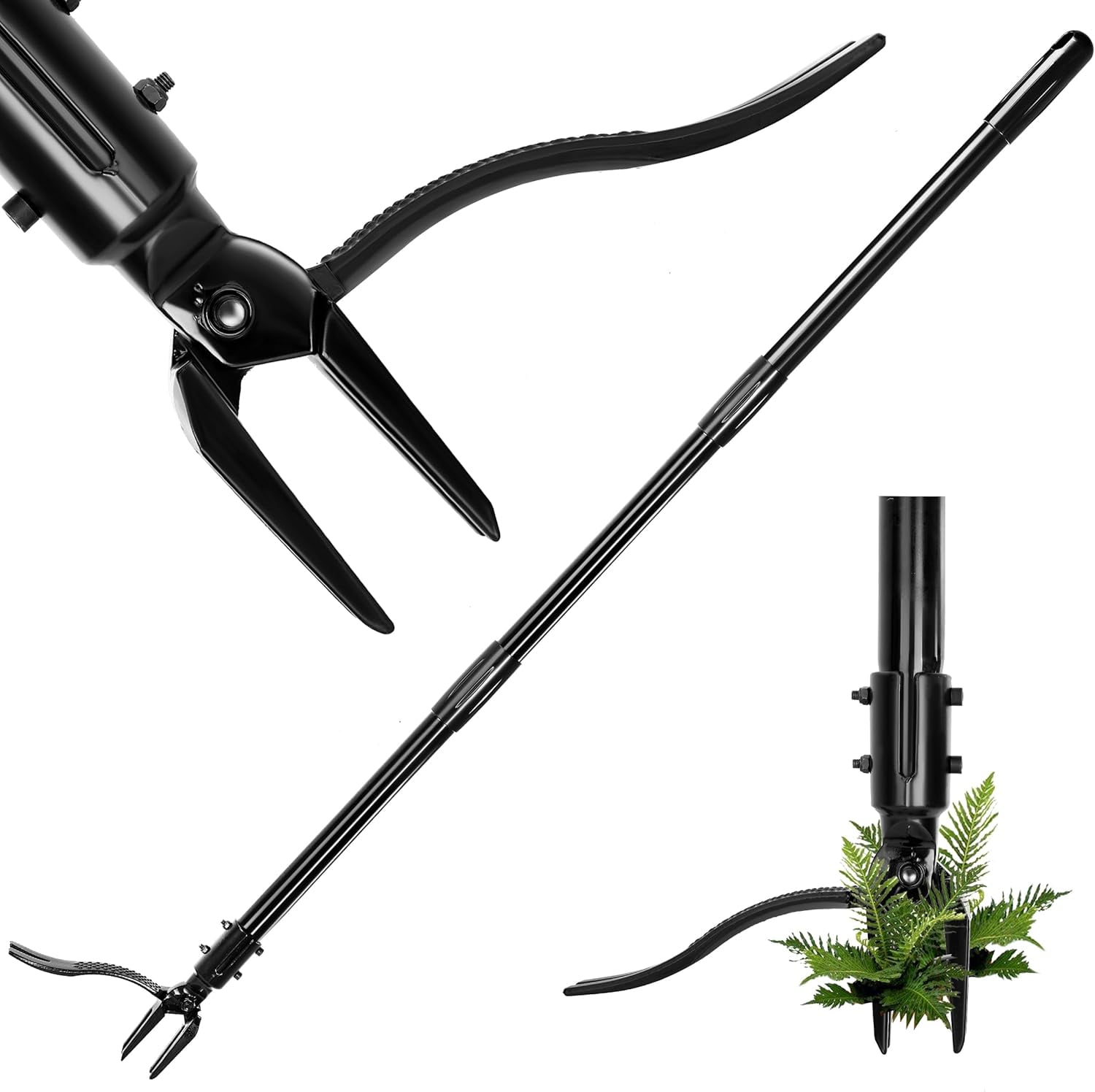 Weed Puller Tool, 50 Inch Stand Up Heavy Duty Weed Puller Tool ...
