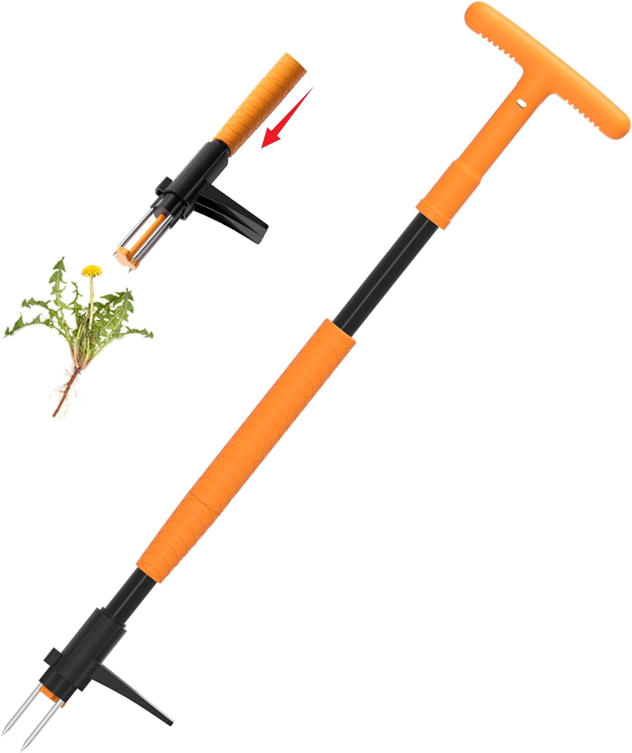 Weed Puller Tool, Fully Stand Up Weeding Tool With 3 Claws - Zero ...