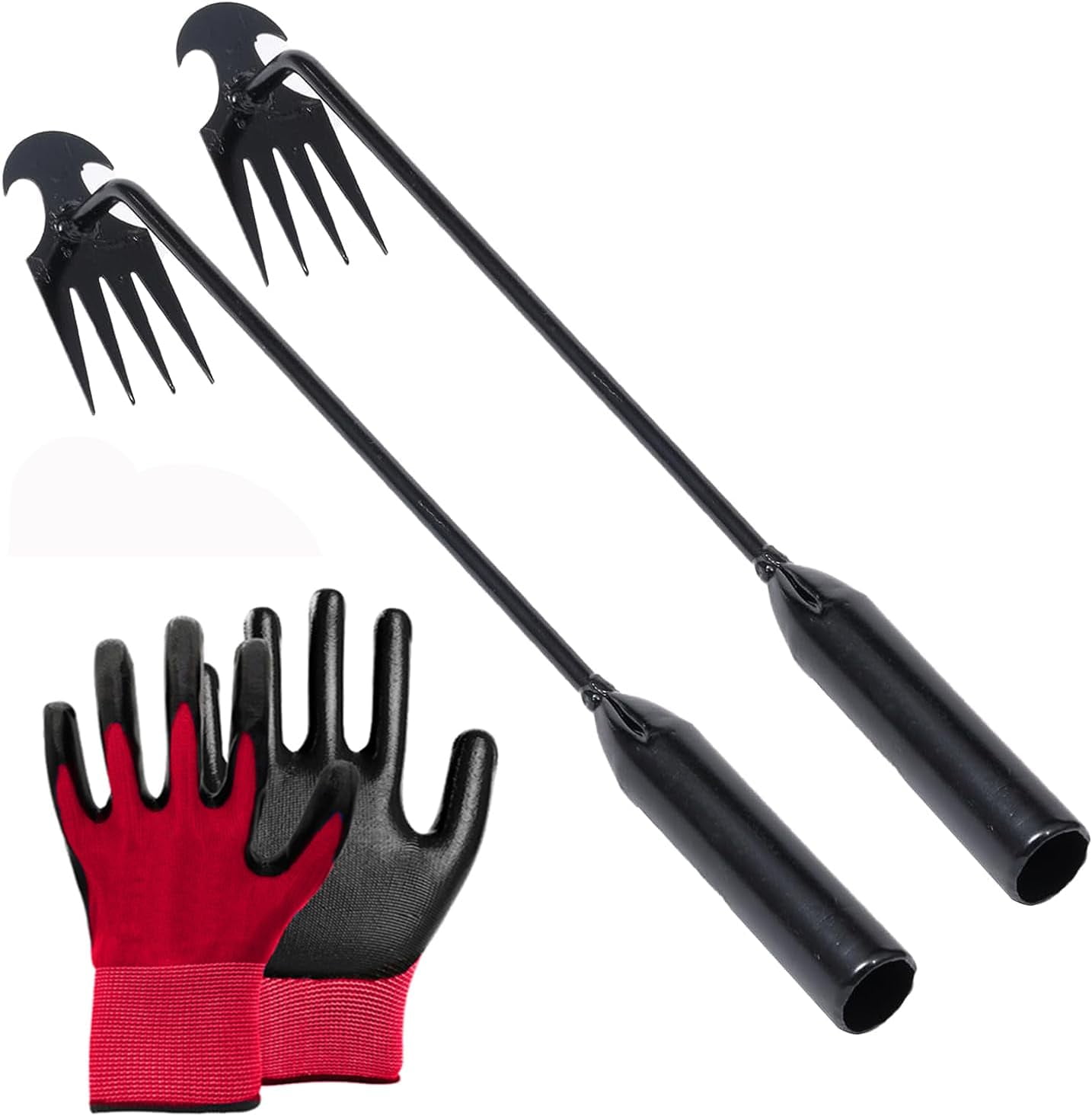 Weed Puller Tool Garden Weed Pulling Tool,Durable Manganese Steel Hand ...