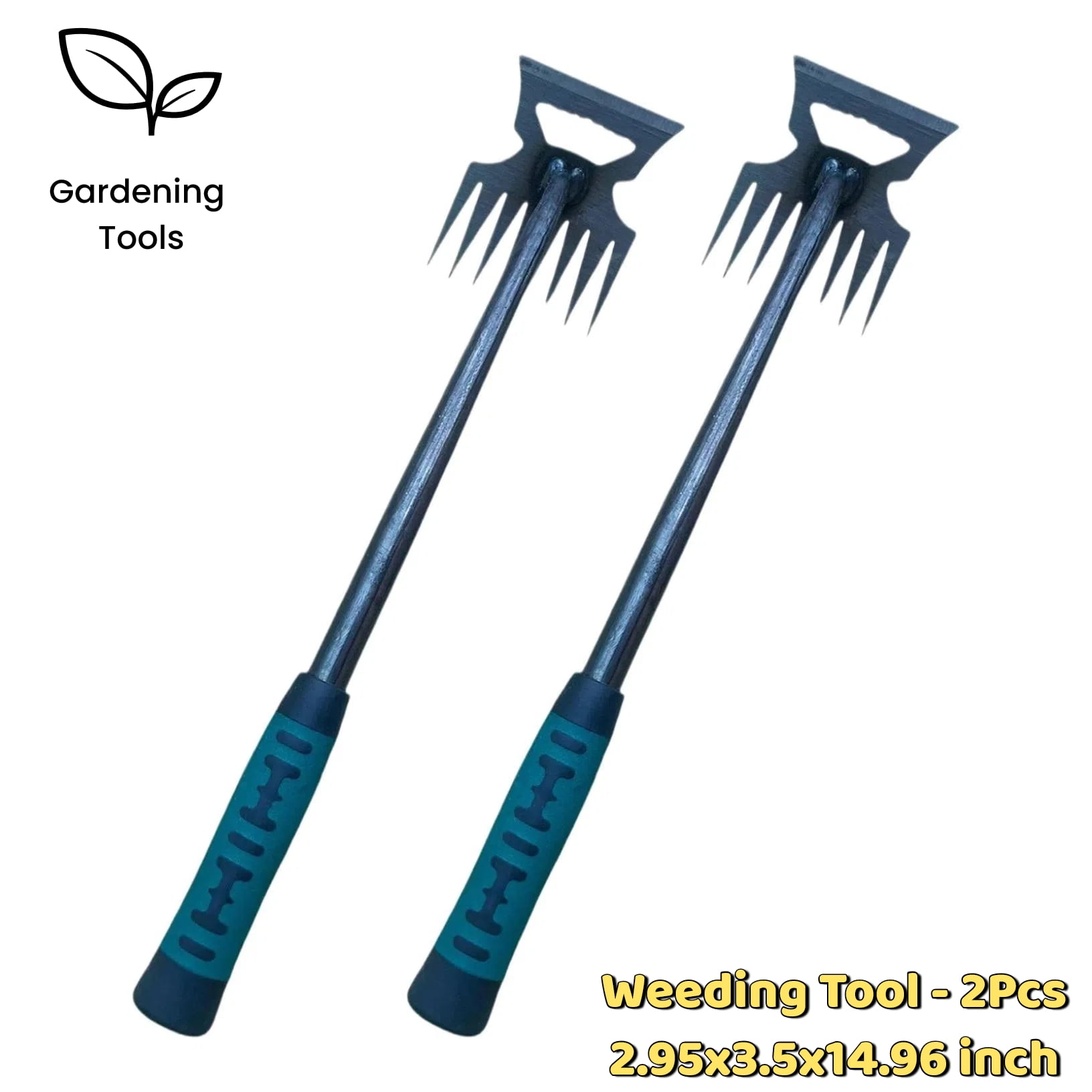 Weed Puller Tool - Gardening Hand Weeder Tools - Stainless Steel ...